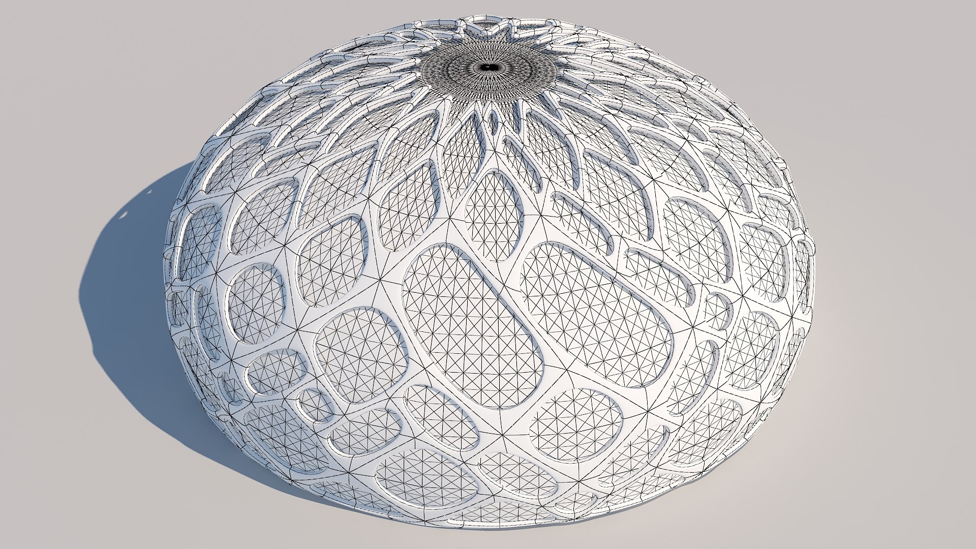 3D Organic Circular Building Model - TurboSquid 2128535