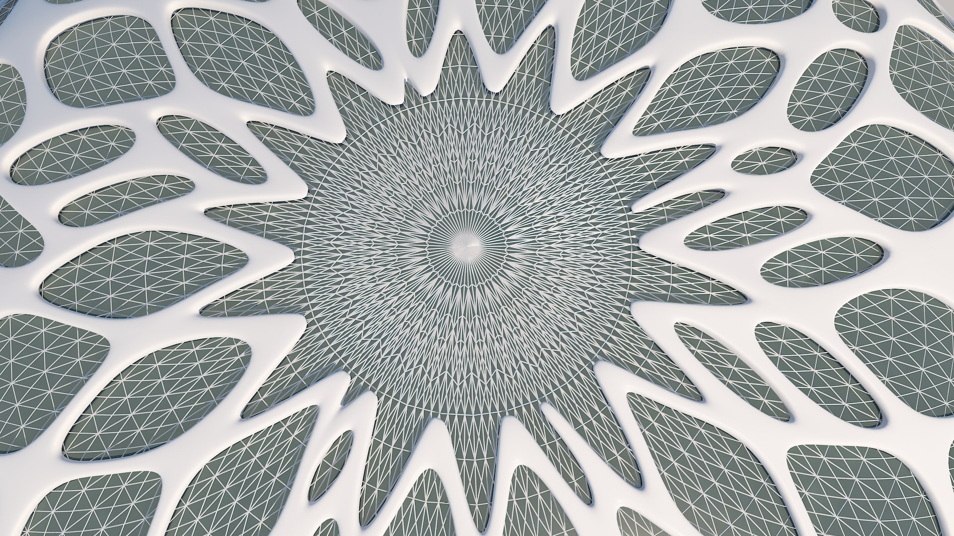 3D Organic Circular Building Model - TurboSquid 2128535