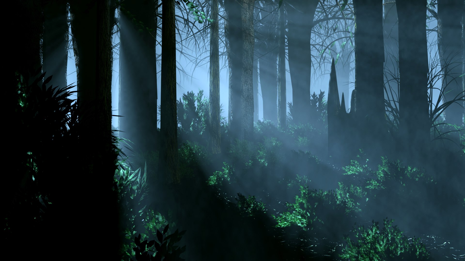 Dark Forest Animation Model - TurboSquid 1977045