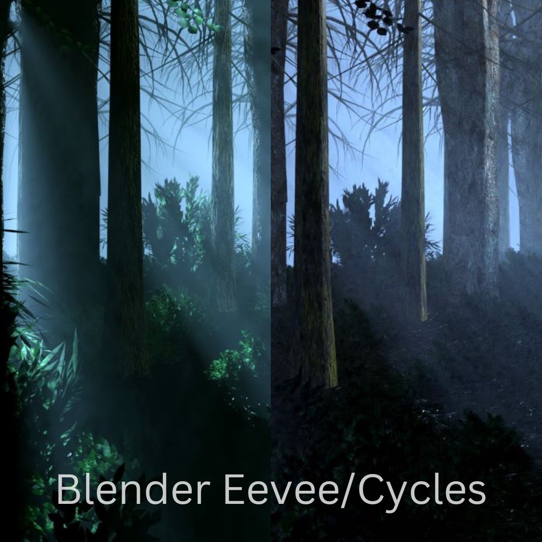 Dark Forest Animation Model - TurboSquid 1977045