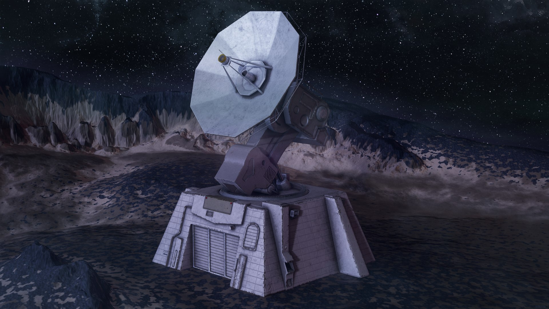 Tower pbr base 3D - TurboSquid 1663703