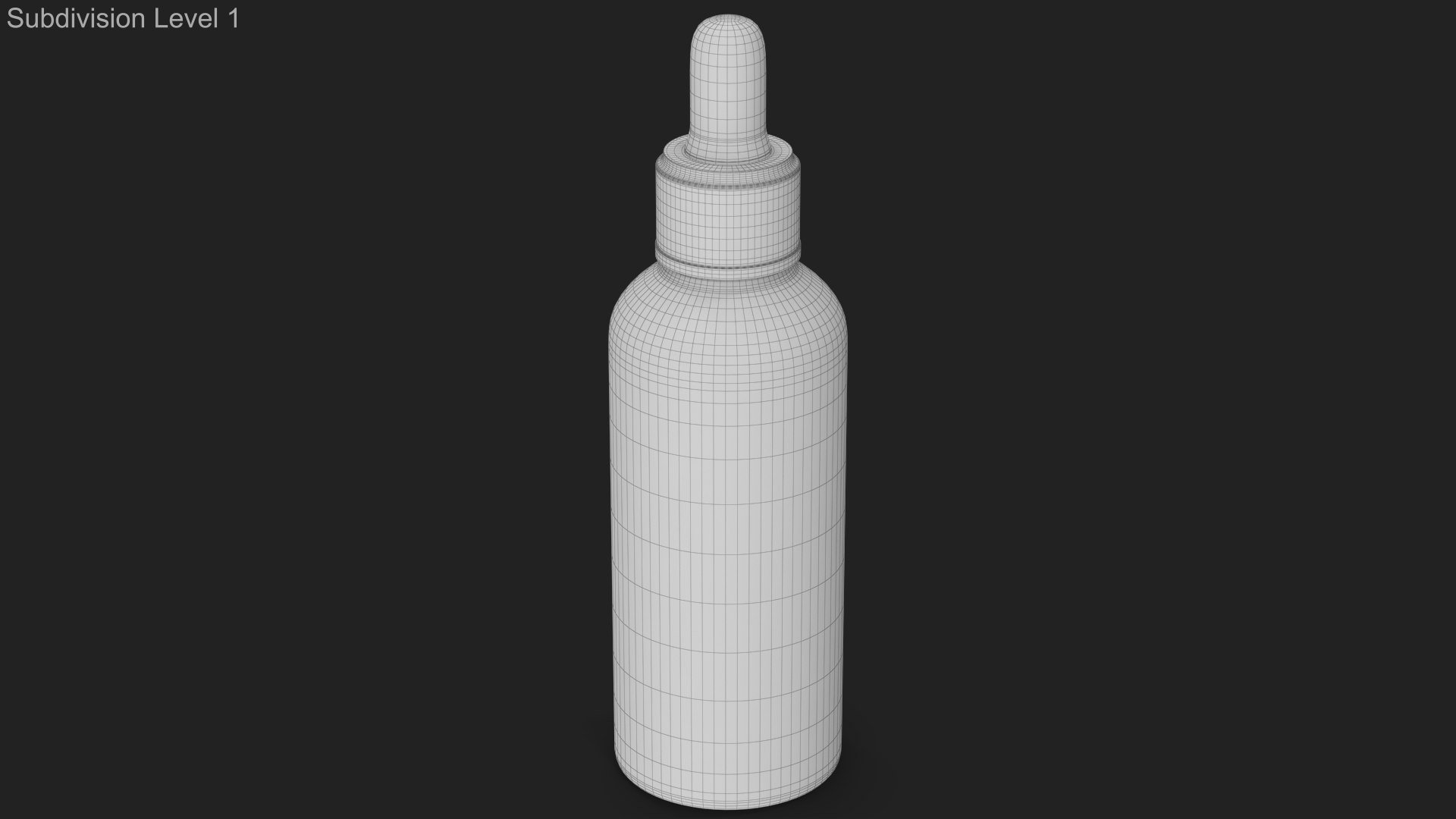 3D container cosmetic dropper 100 model - TurboSquid 1574873