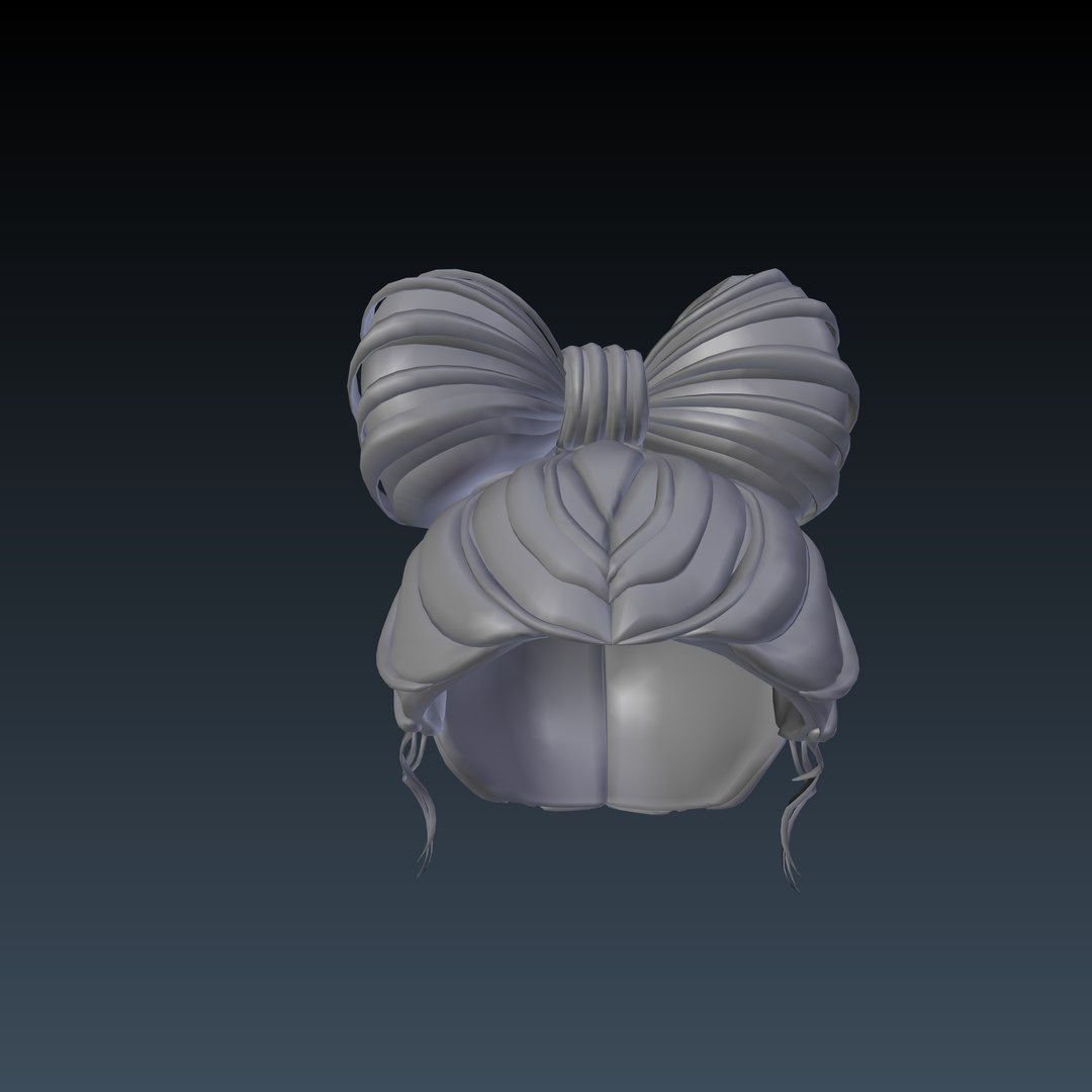 Hairstyle Secondlife 3D Model - TurboSquid 1650520