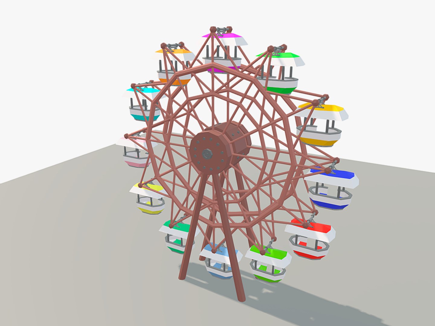 3d Model Of Ferris Wheel