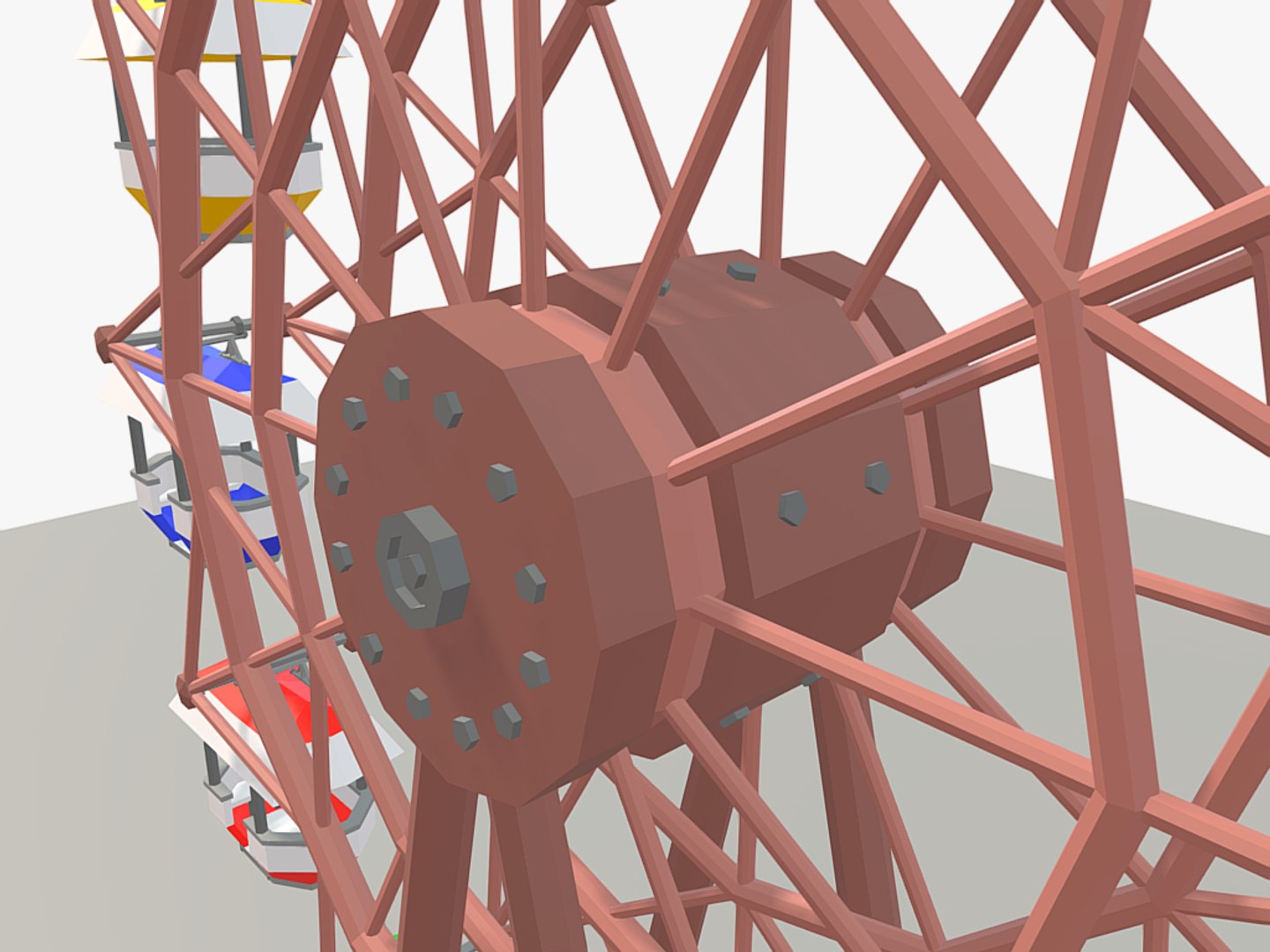 3d Model Of Ferris Wheel