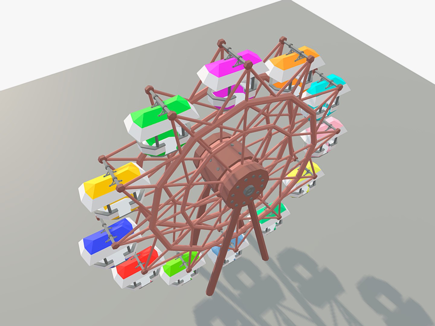 3d Model Of Ferris Wheel