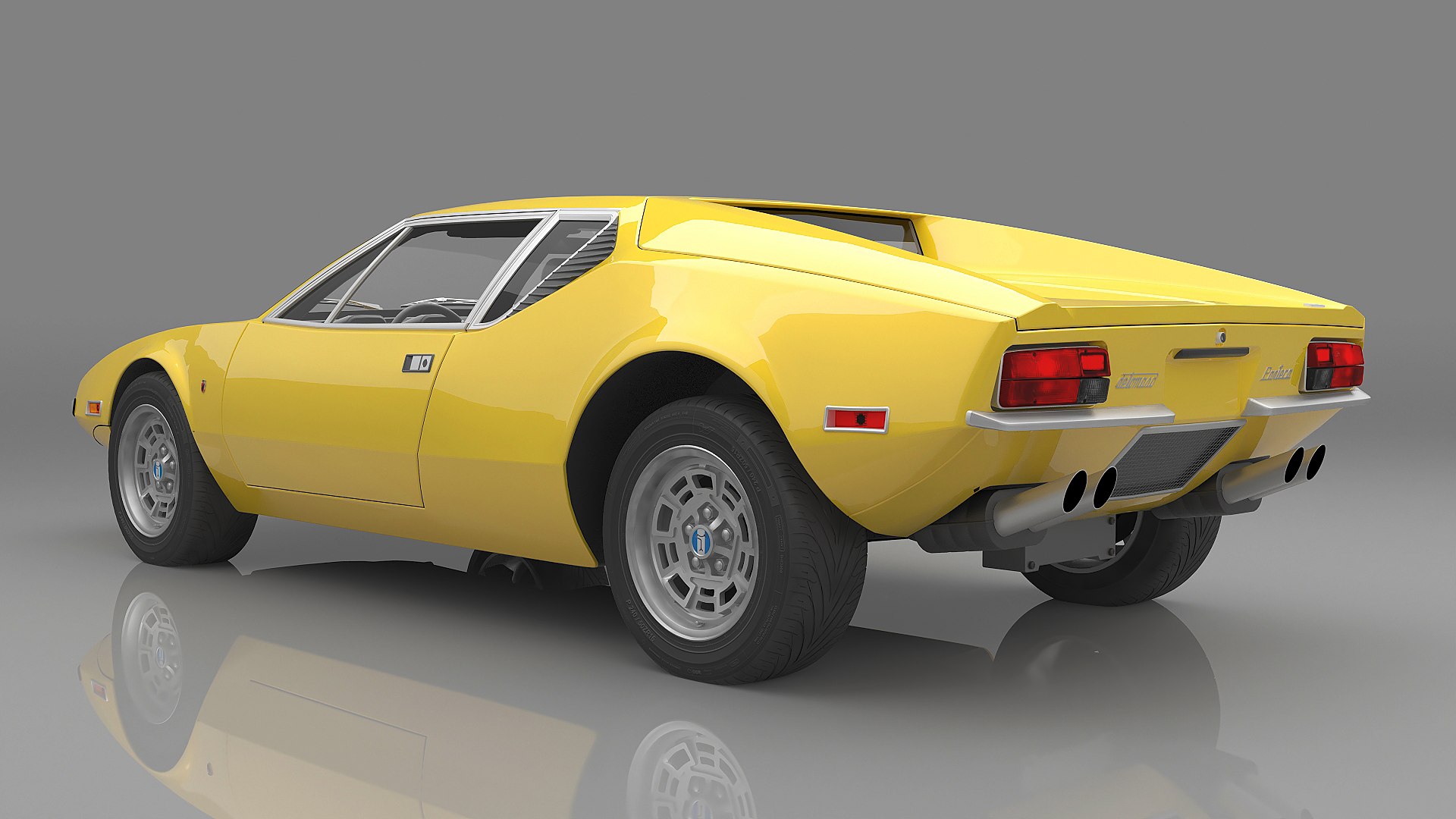 1971 De Tomaso Pantera 3D Model - TurboSquid 2366840