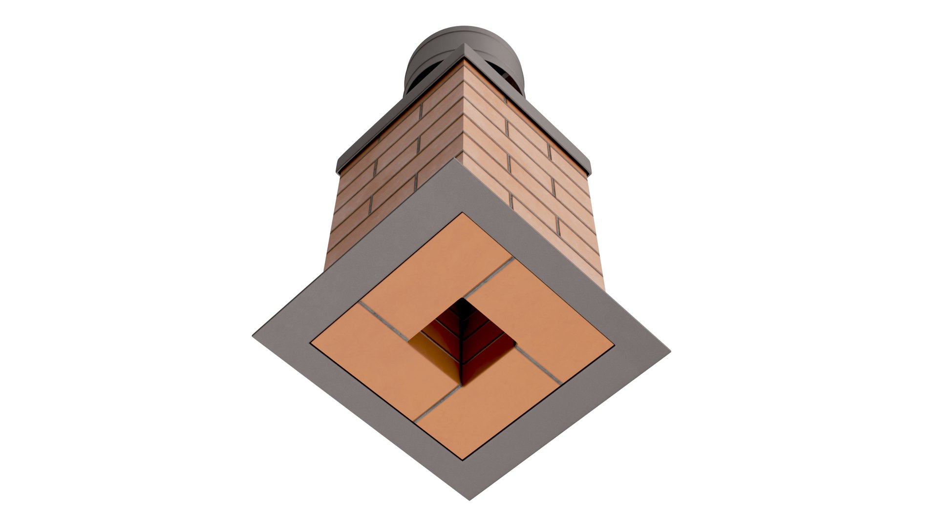 3D Masonry Fireplace Chimney Model - TurboSquid 2046631