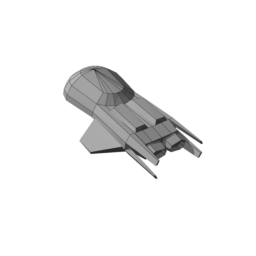 3d Model Astra Starship Pack 1