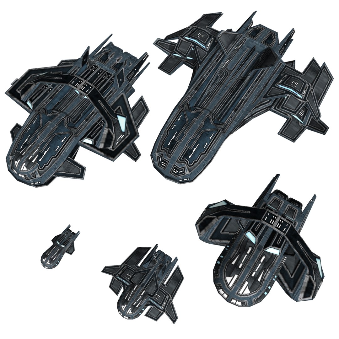 3d model astra starship pack 1