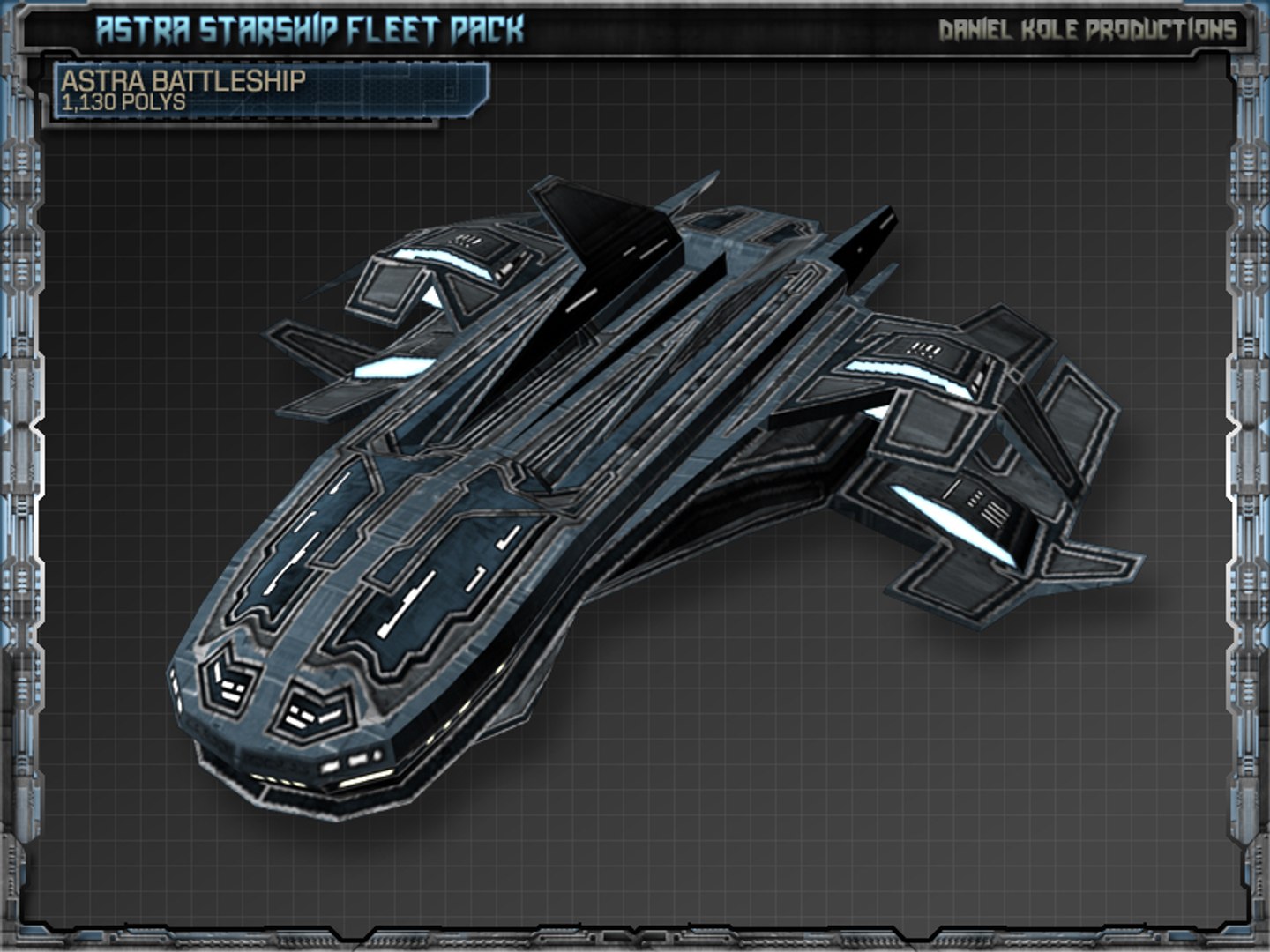 3d Model Astra Starship Pack 1