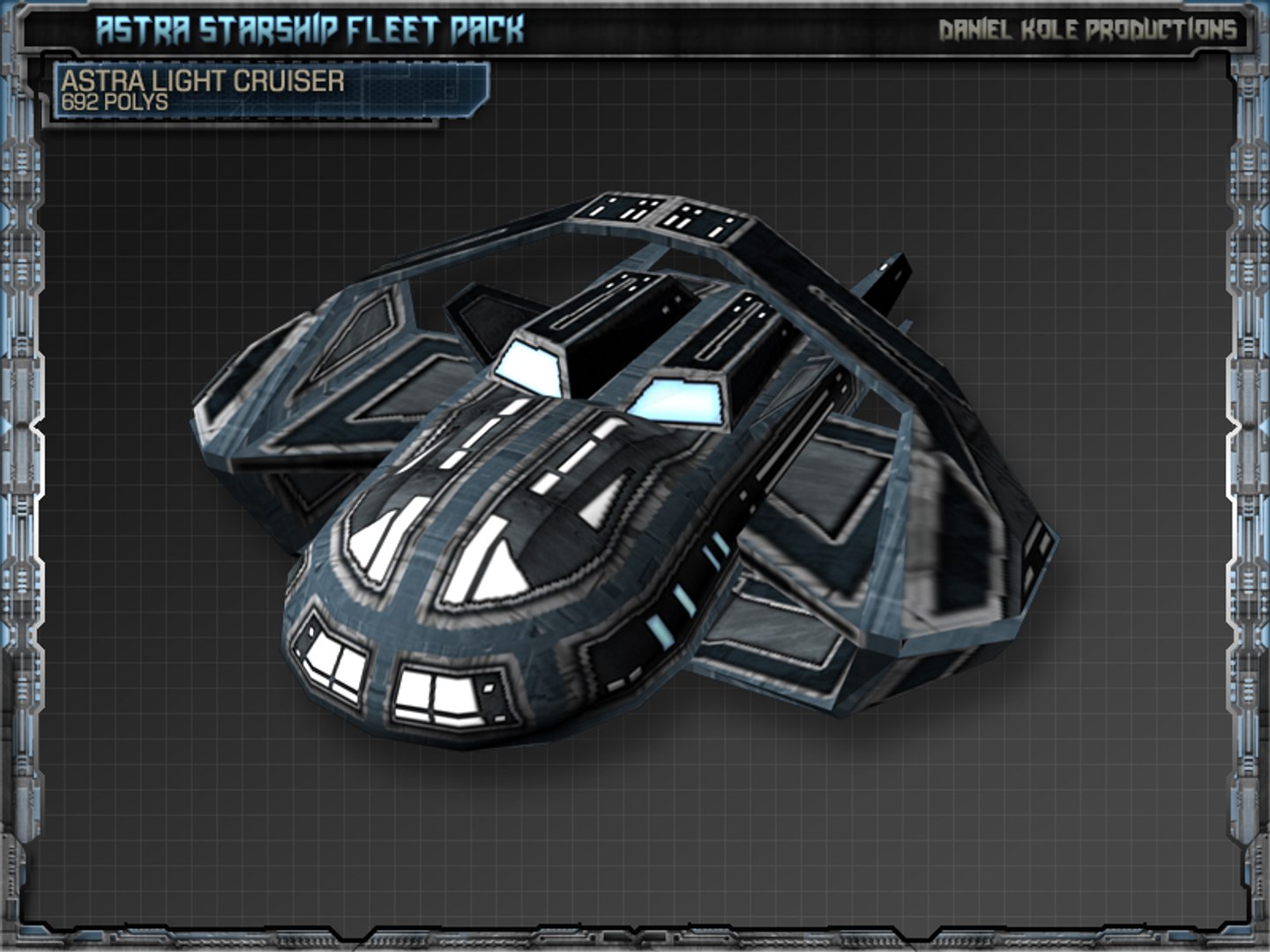 3d Model Astra Starship Pack 1