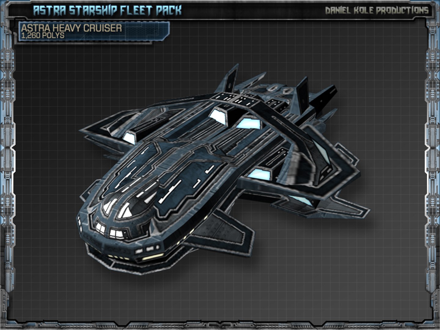 3d Model Astra Starship Pack 1