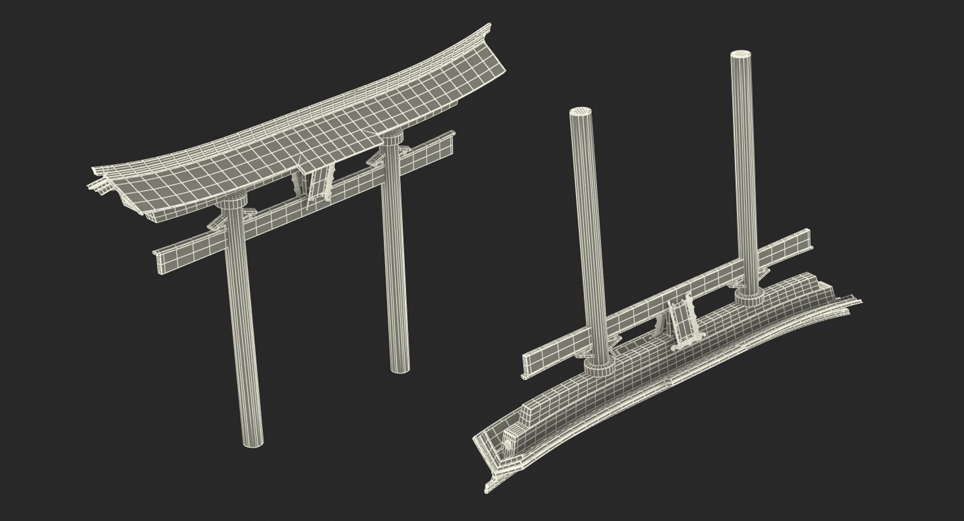 Torii Gate 3D - TurboSquid 1344020