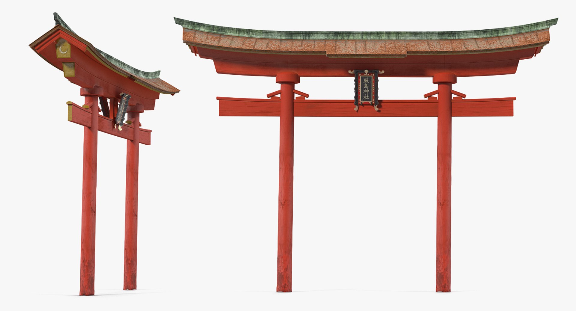 Torii Gate 3D - TurboSquid 1344020