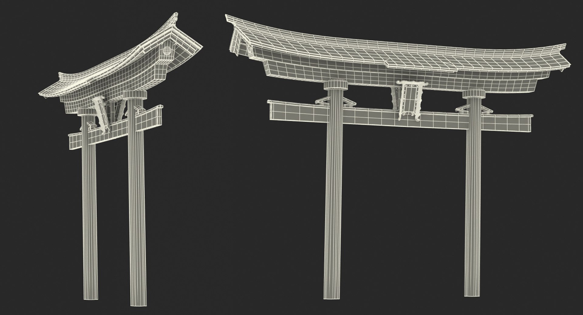 Torii Gate 3D - TurboSquid 1344020