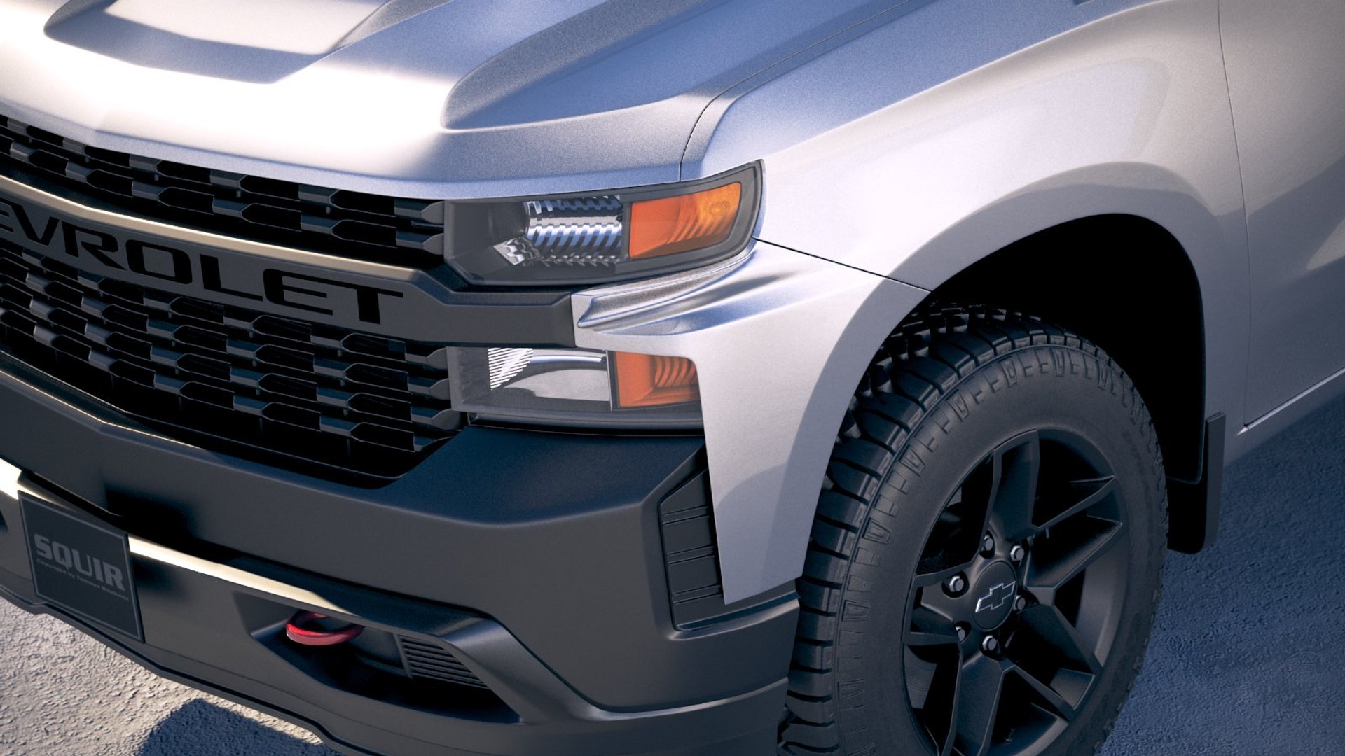 Chevrolet Silverado Custom 3D - TurboSquid 1251801