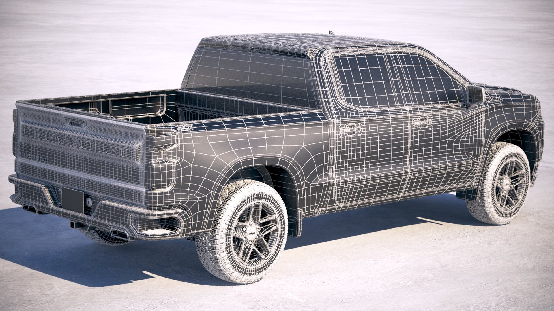 Chevrolet Silverado Custom 3D - TurboSquid 1251801