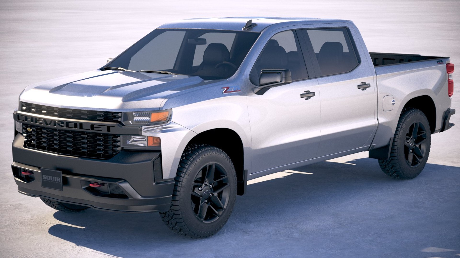 Chevrolet silverado custom 3D - TurboSquid 1251801