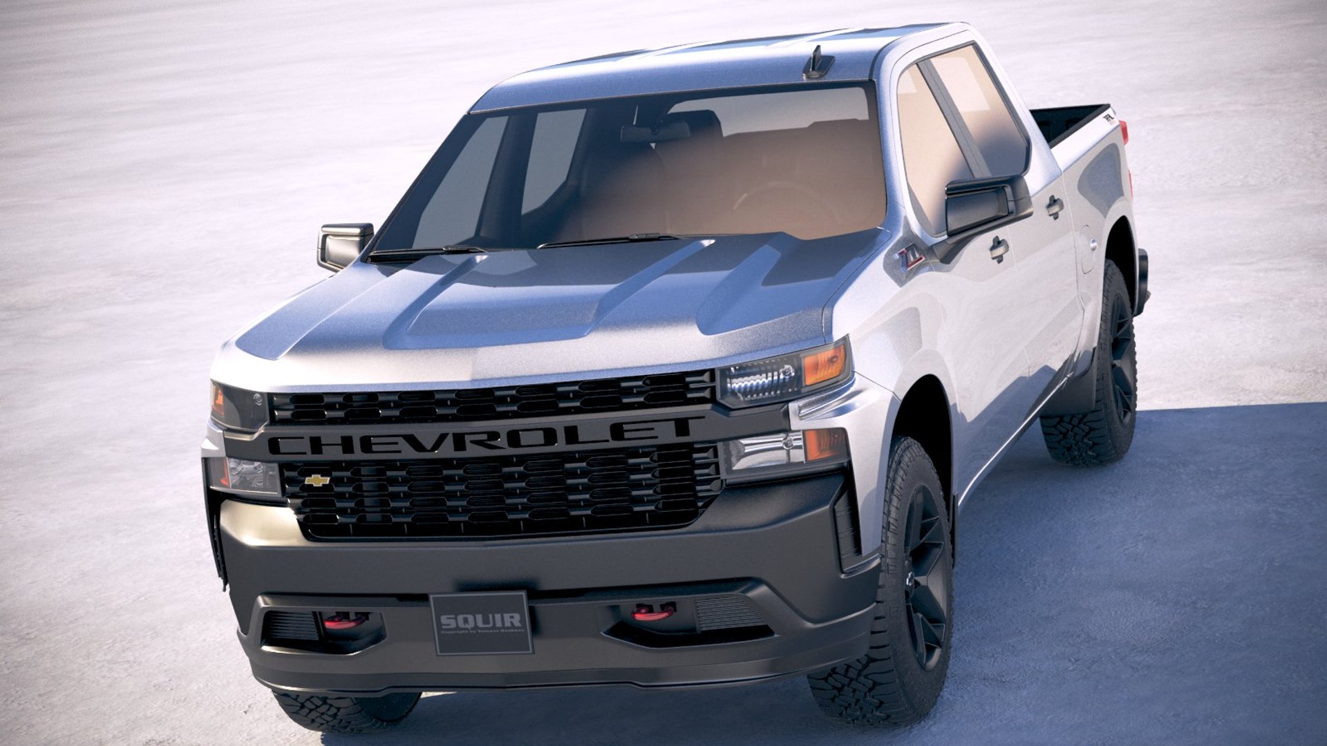 Chevrolet Silverado Custom 3D - TurboSquid 1251801