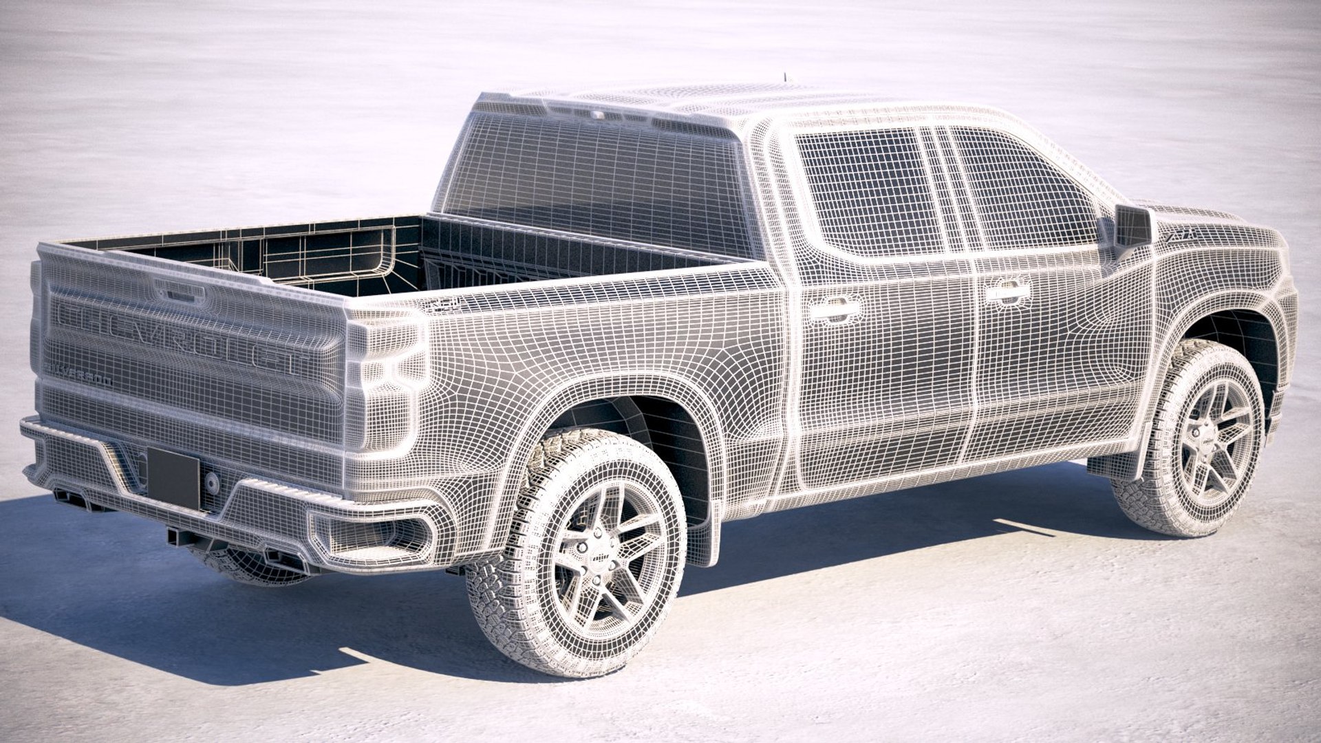 Chevrolet Silverado Custom 3D - TurboSquid 1251801