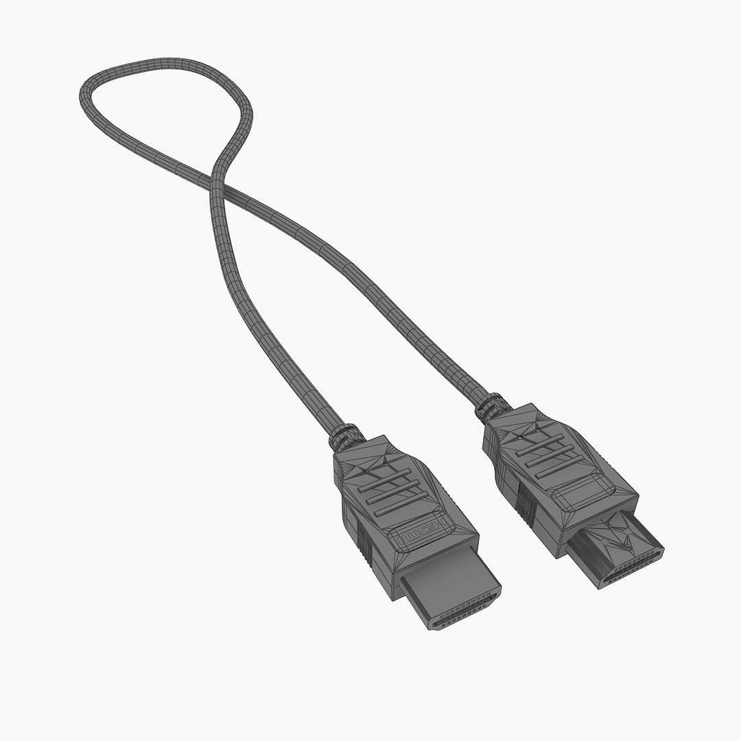 3d Hdmi Cable Model
