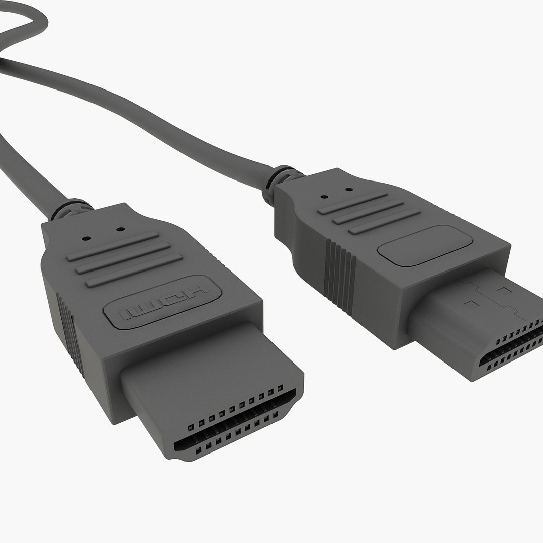 3d Hdmi Cable Model