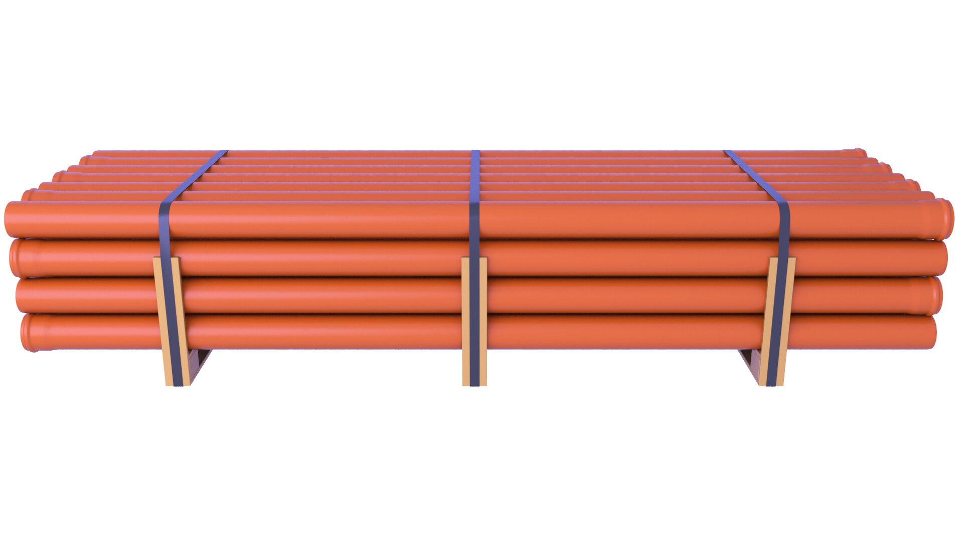 Pallet Plastic Pipe 29 3D - TurboSquid 2096452