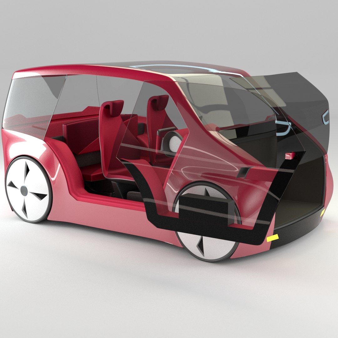 3D concept styled city car - TurboSquid 1351648