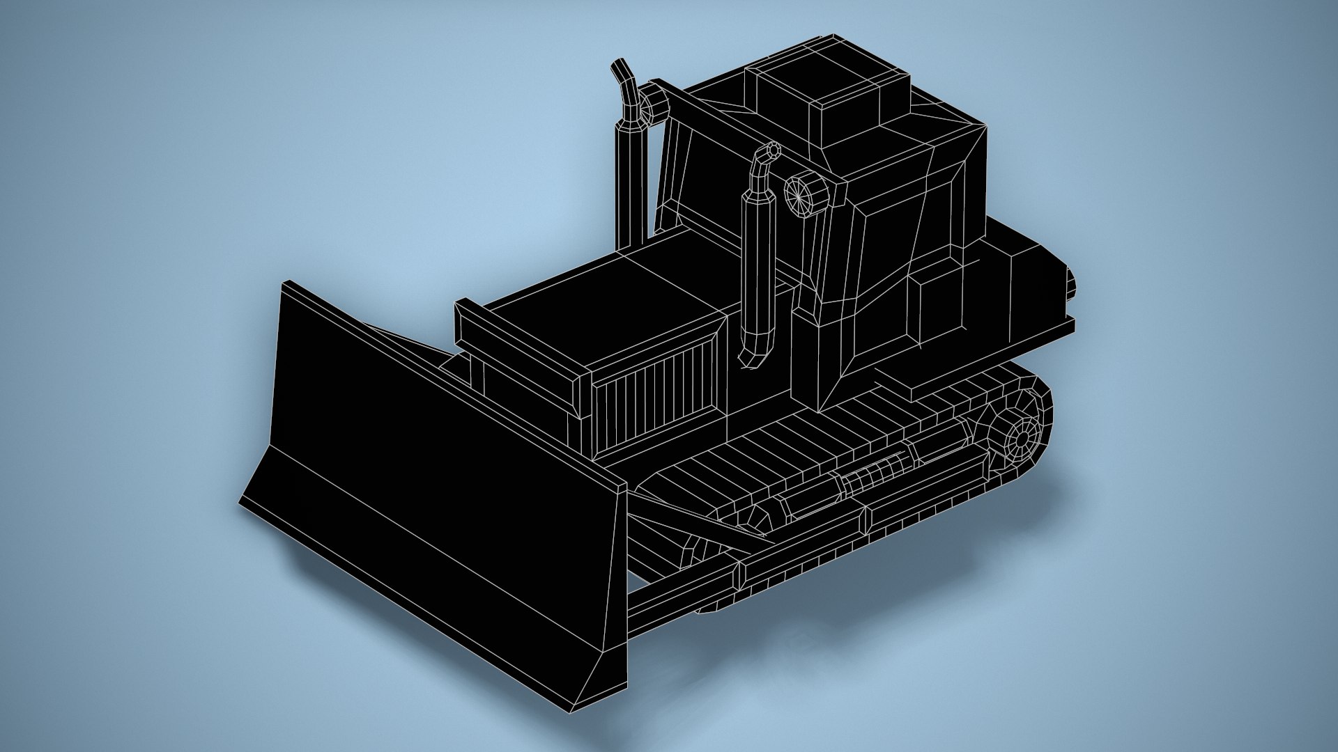 Stylized Bulldozer - Low Poly Game Ready 3D Model - TurboSquid 1985685