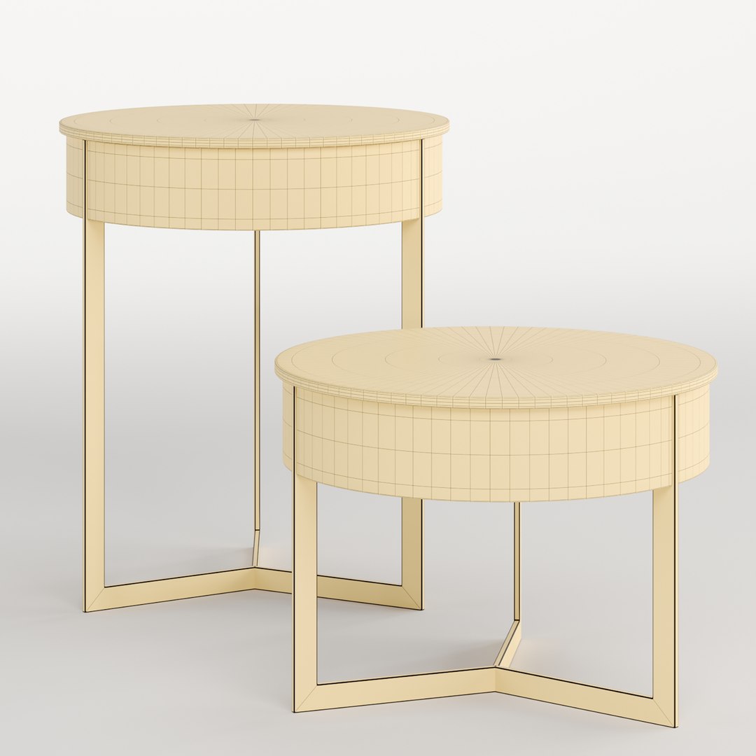 3D Model Sign Side Table Design By Studio Kairos - TurboSquid 2275636