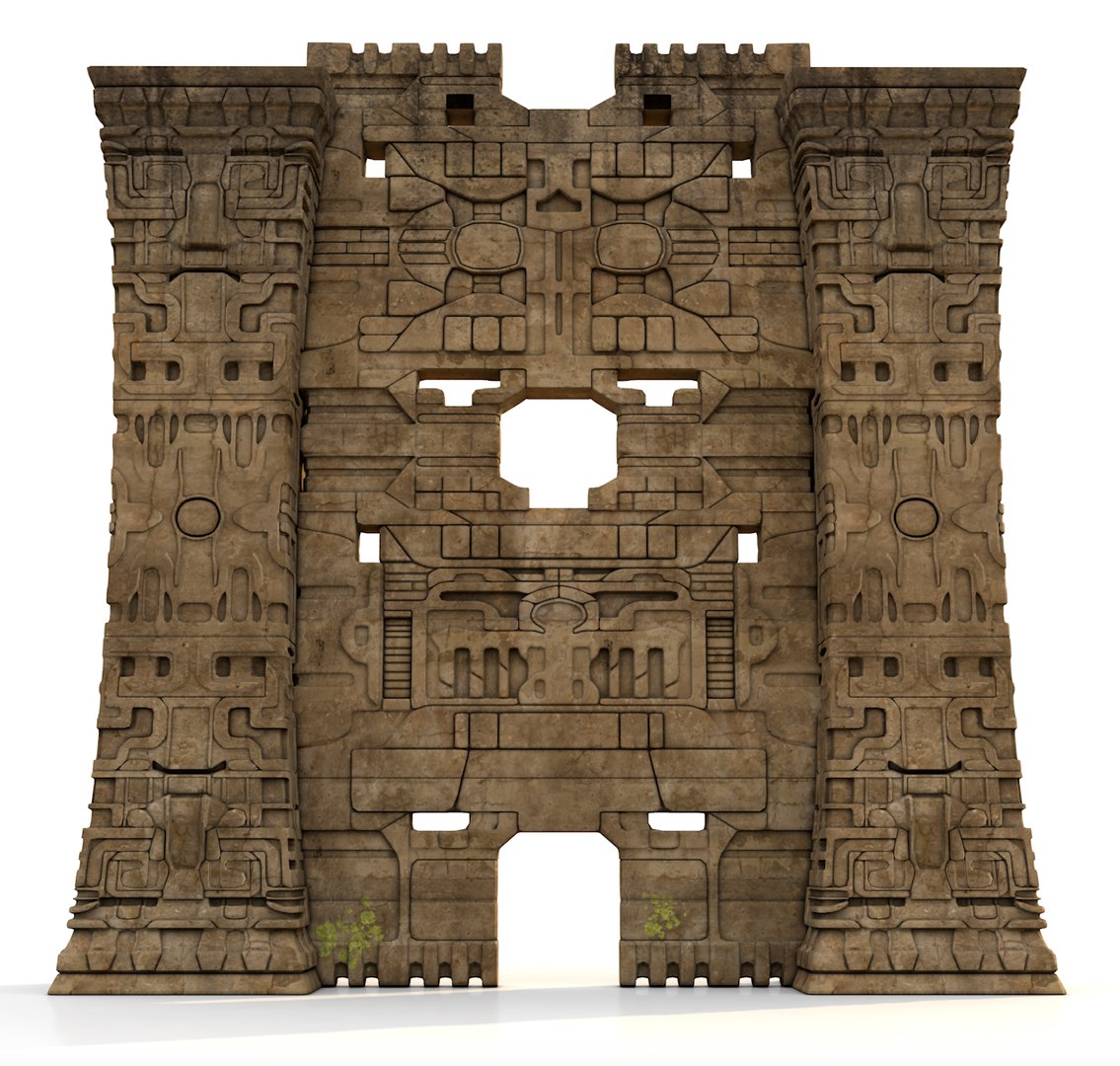 3D temple aztec - TurboSquid 1575110