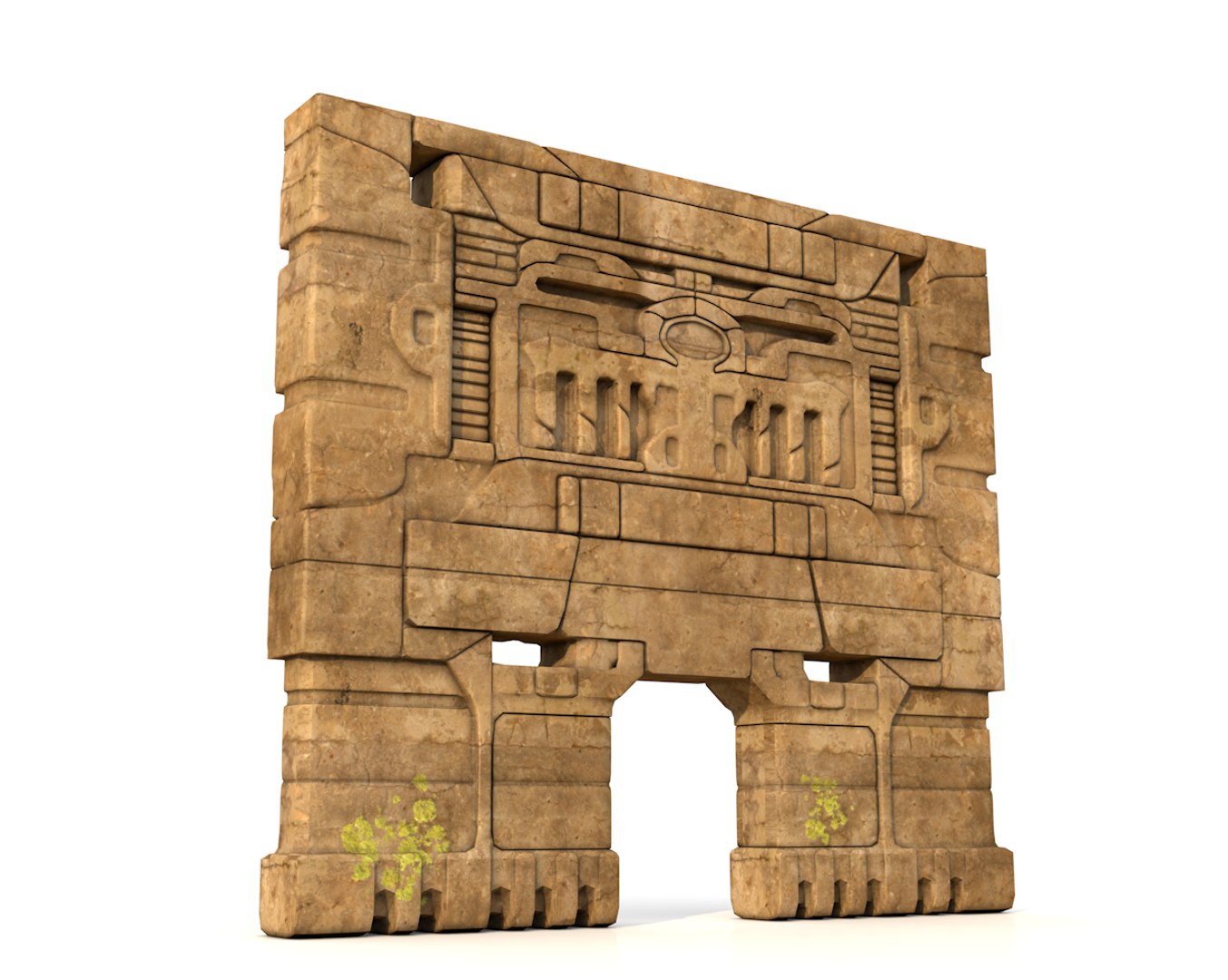 3D temple aztec - TurboSquid 1575110