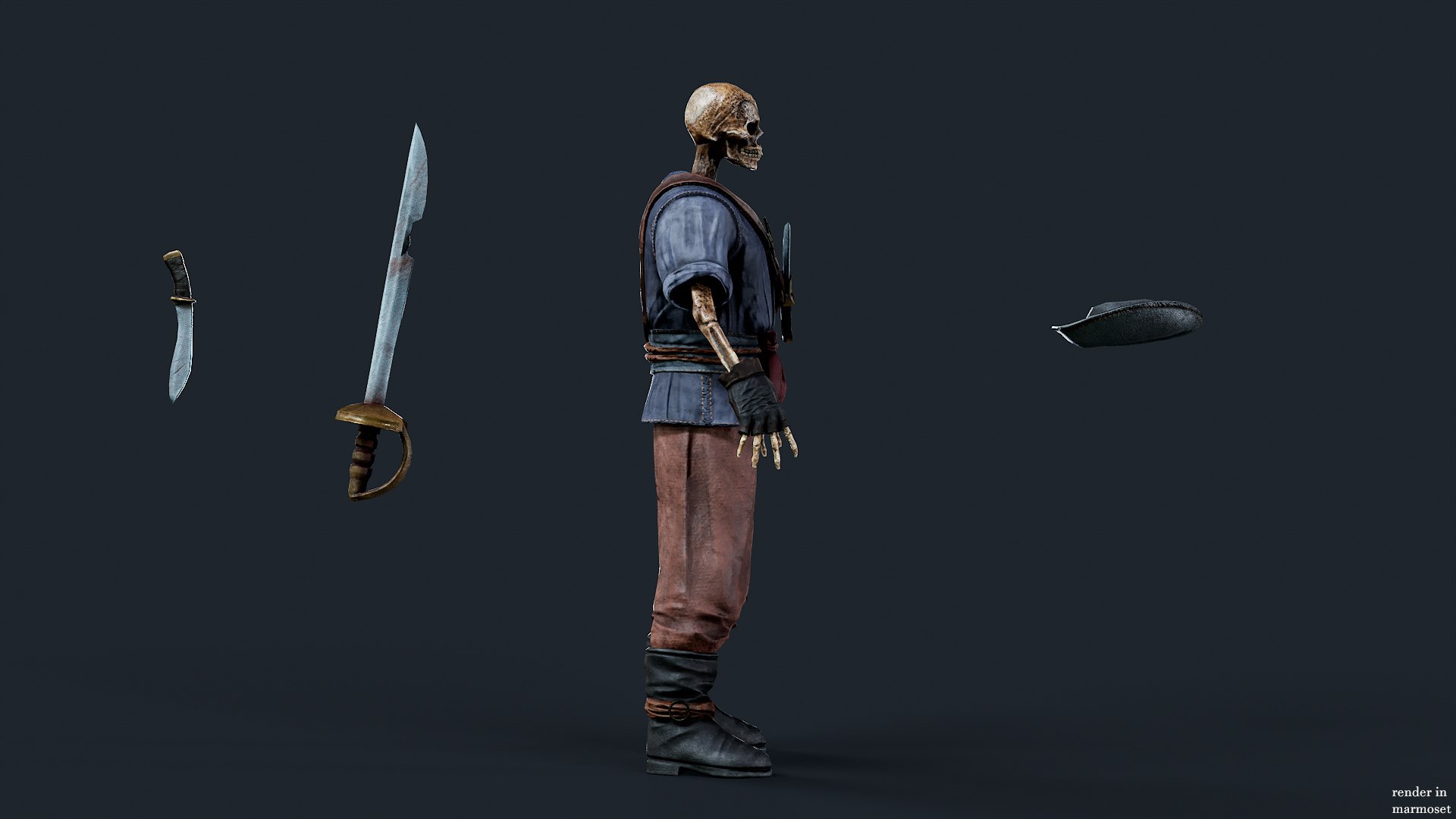 3D SKELETON P 9 A - TurboSquid 2402306