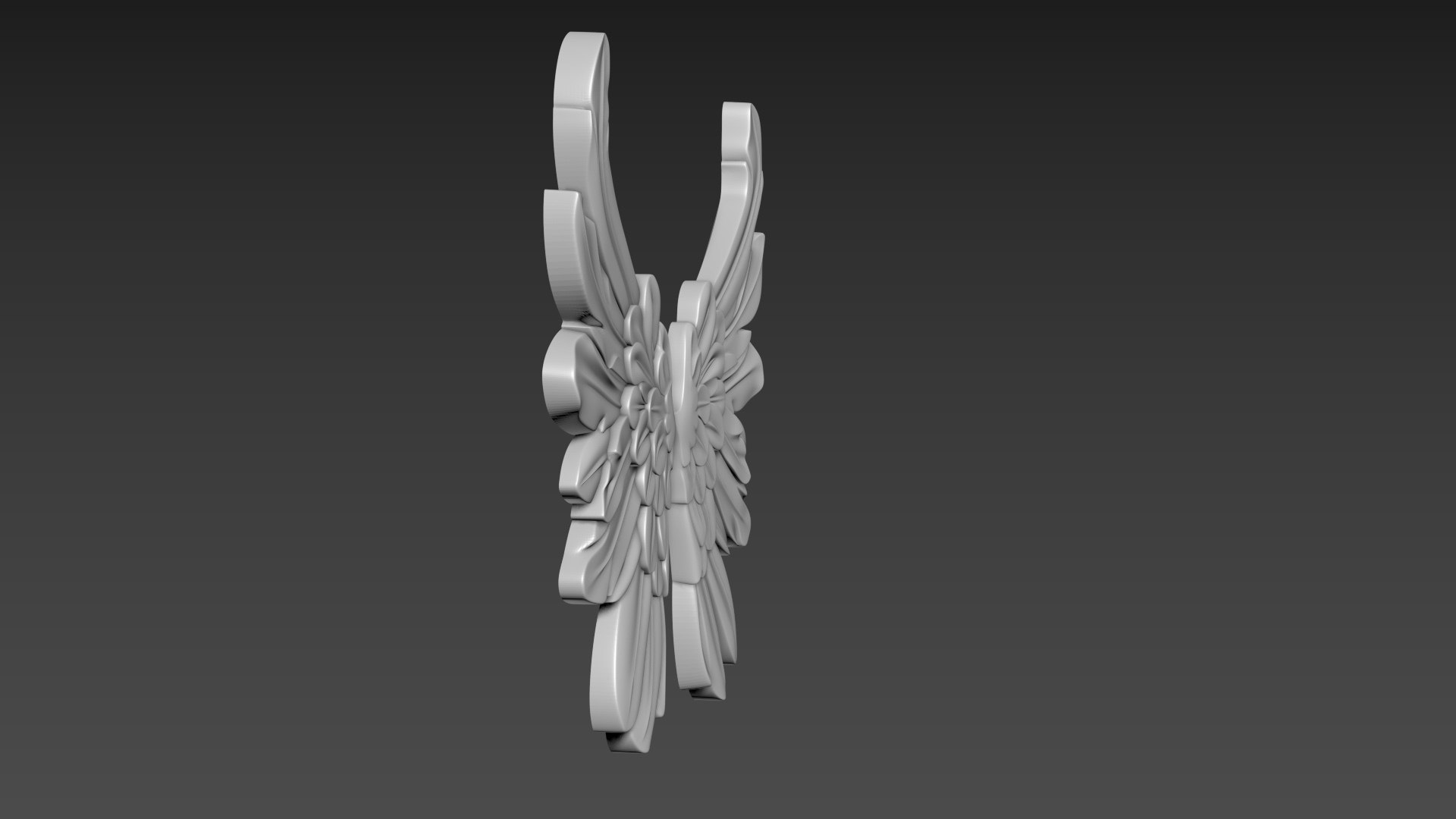 Wings Relief 3D Model - TurboSquid 2237605