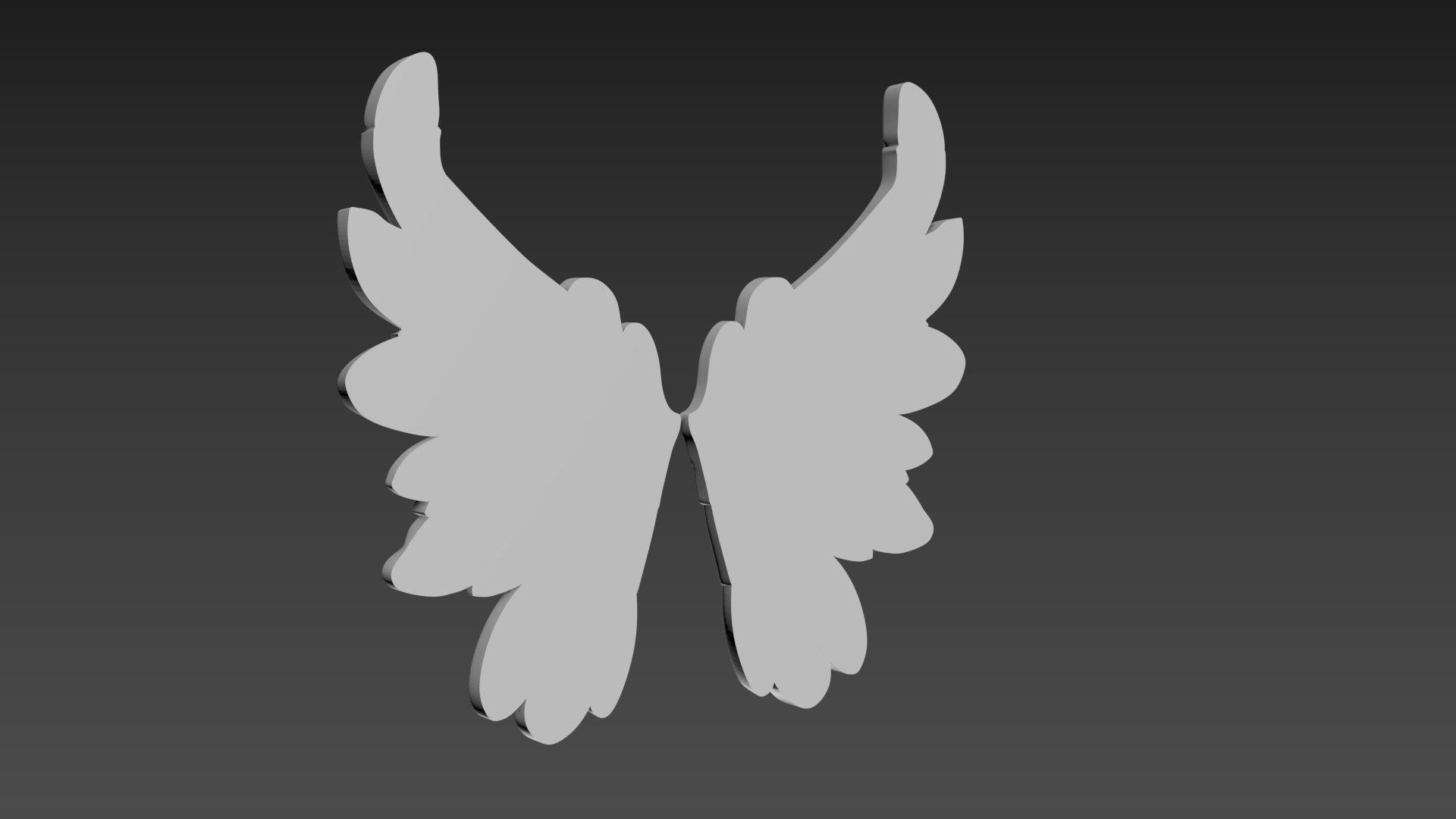 Wings Relief 3D Model - TurboSquid 2237605