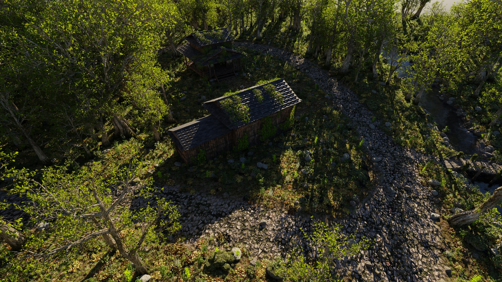 Abandoned Shack Scene 3D Model - TurboSquid 2068297