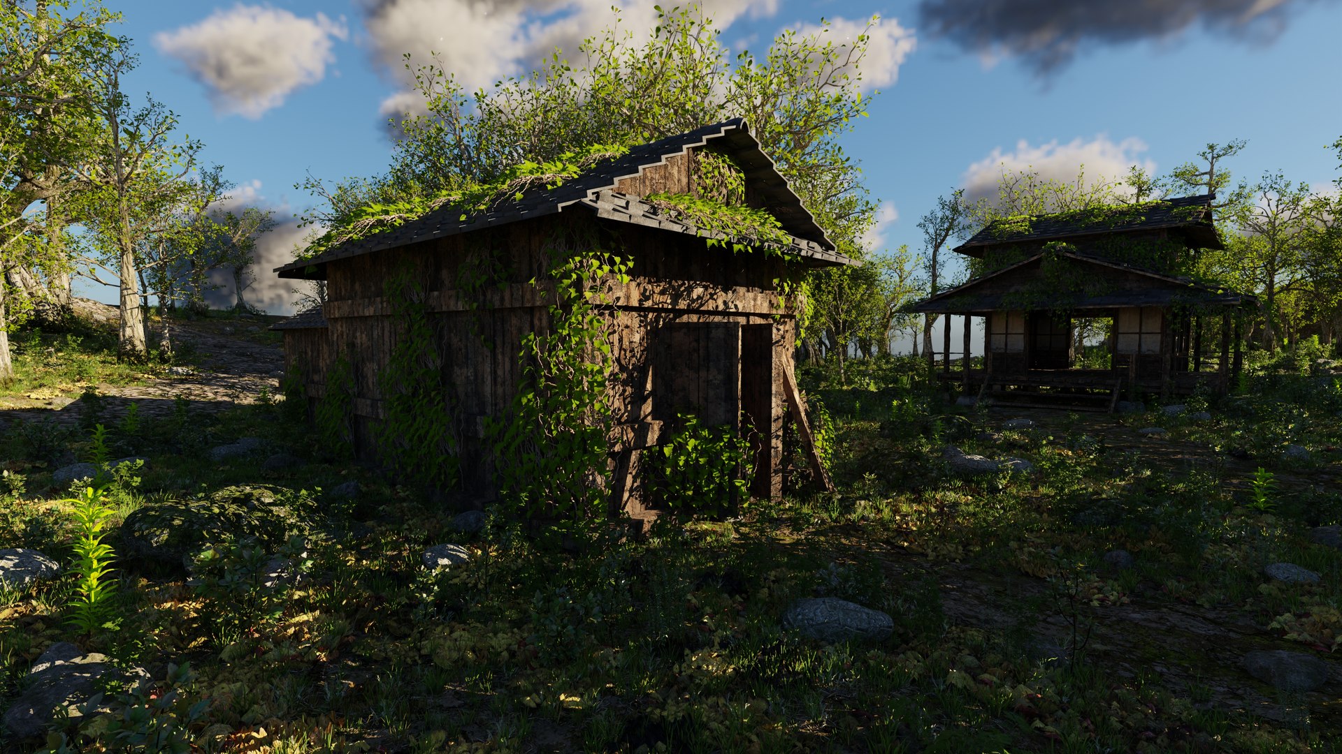 Abandoned Shack Scene 3D Model - TurboSquid 2068297