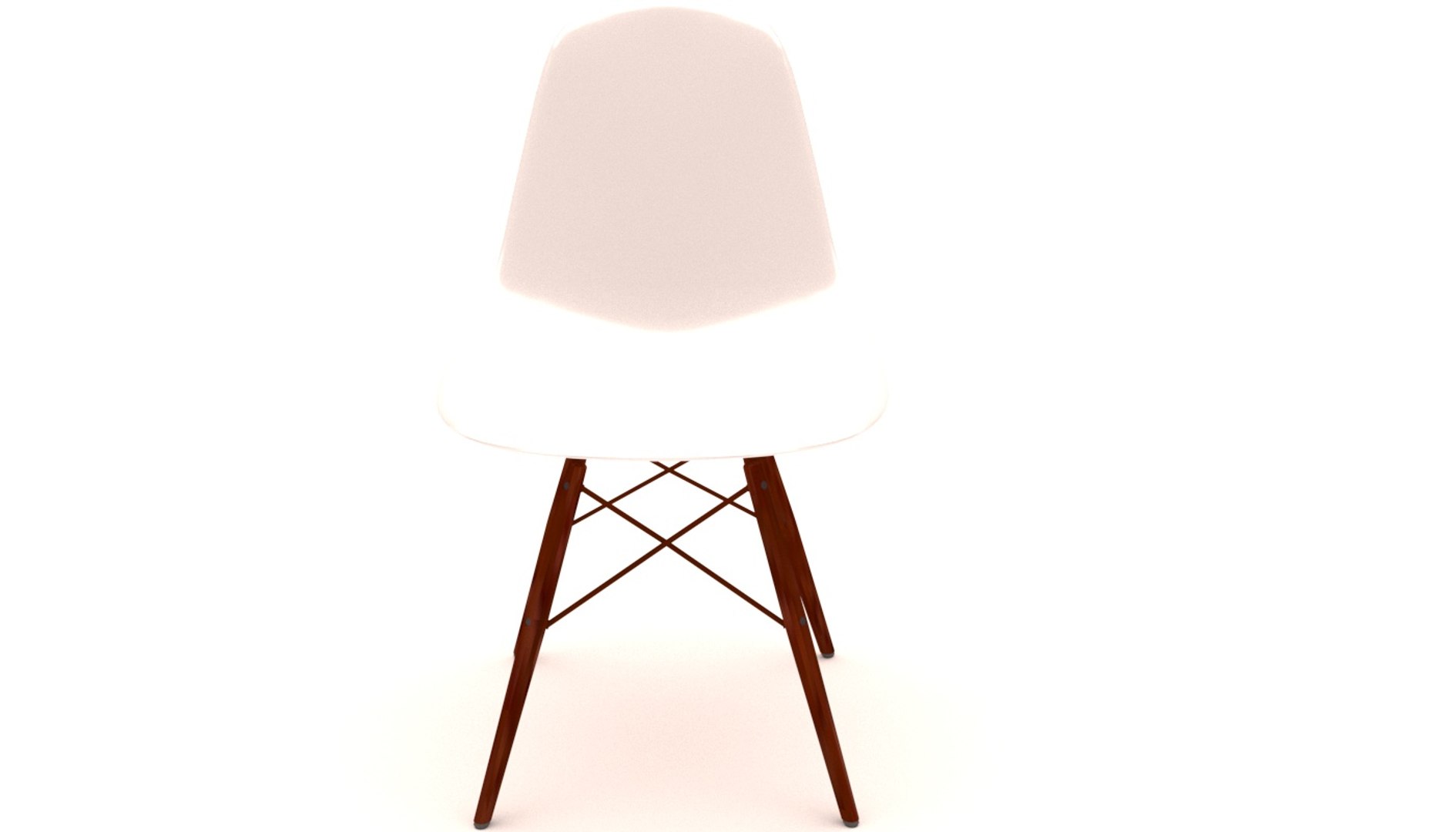 Modern white chair 3D model - TurboSquid 1489894