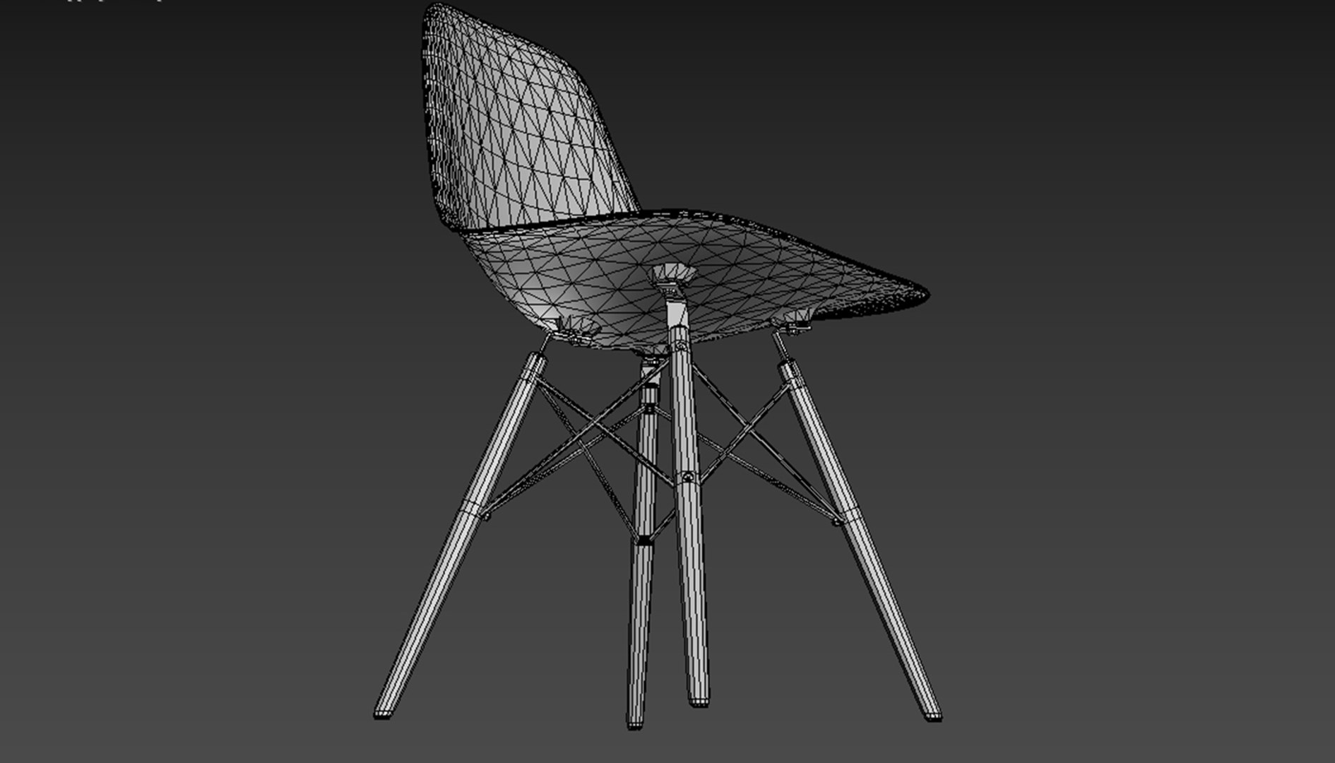 Modern white chair 3D model - TurboSquid 1489894