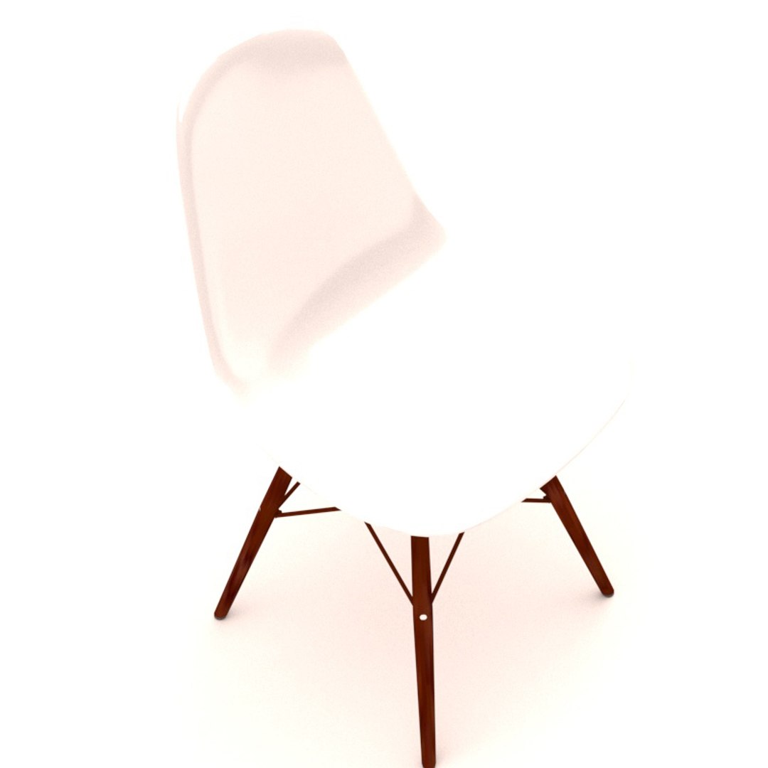 Modern white chair 3D model - TurboSquid 1489894