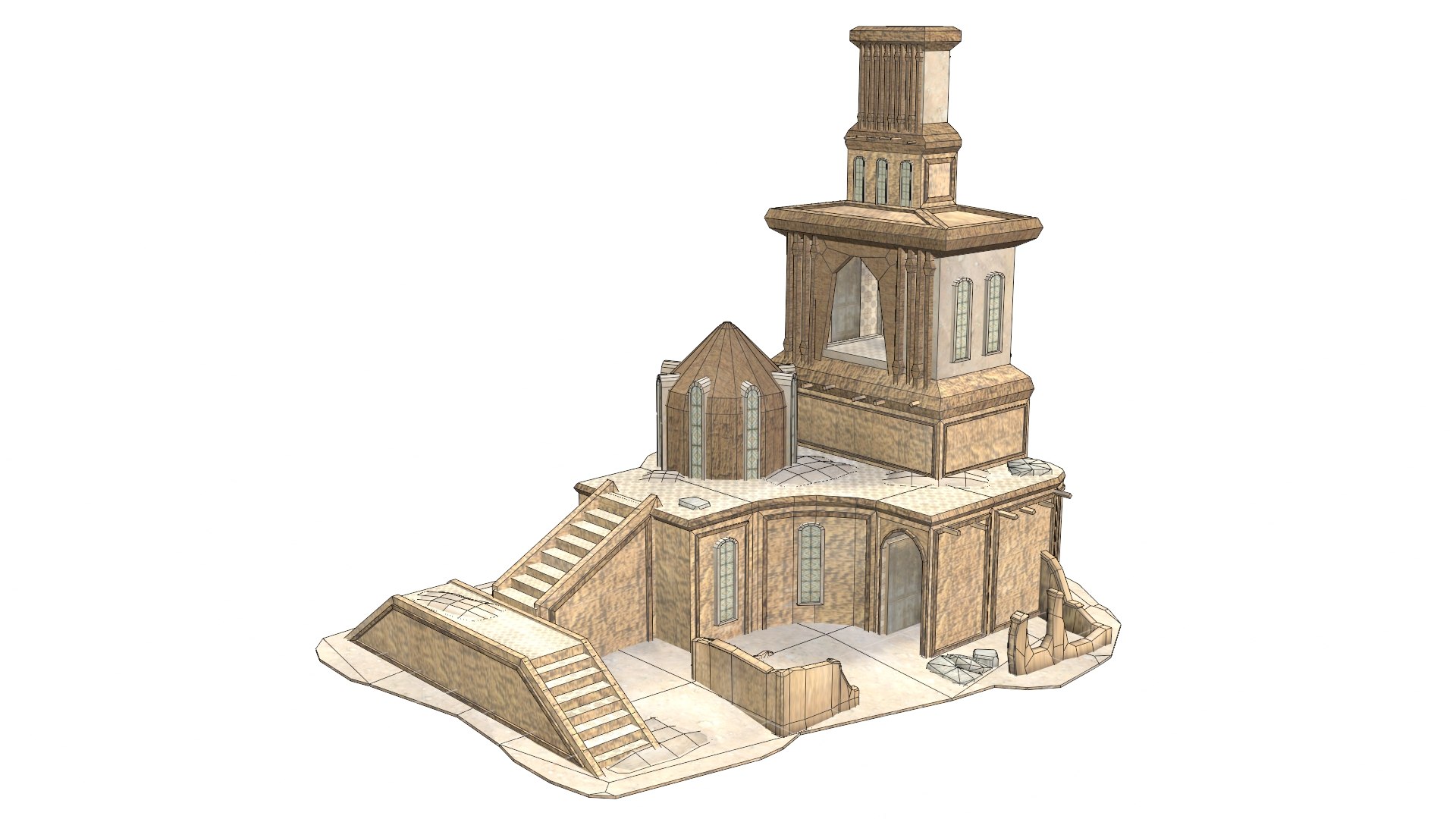 - Persian Building 3D Model - TurboSquid 1593291