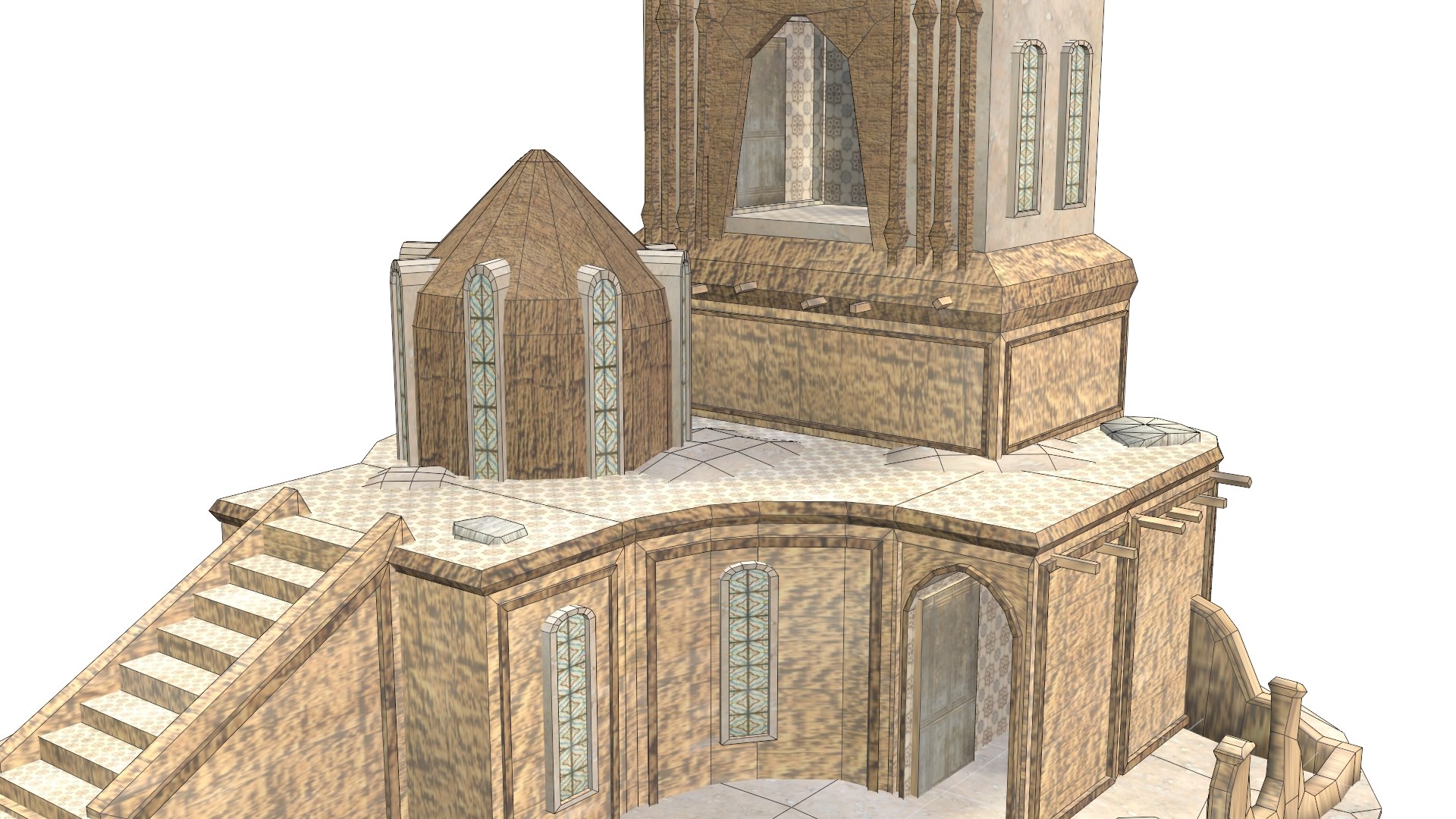 - Persian Building 3D Model - TurboSquid 1593291