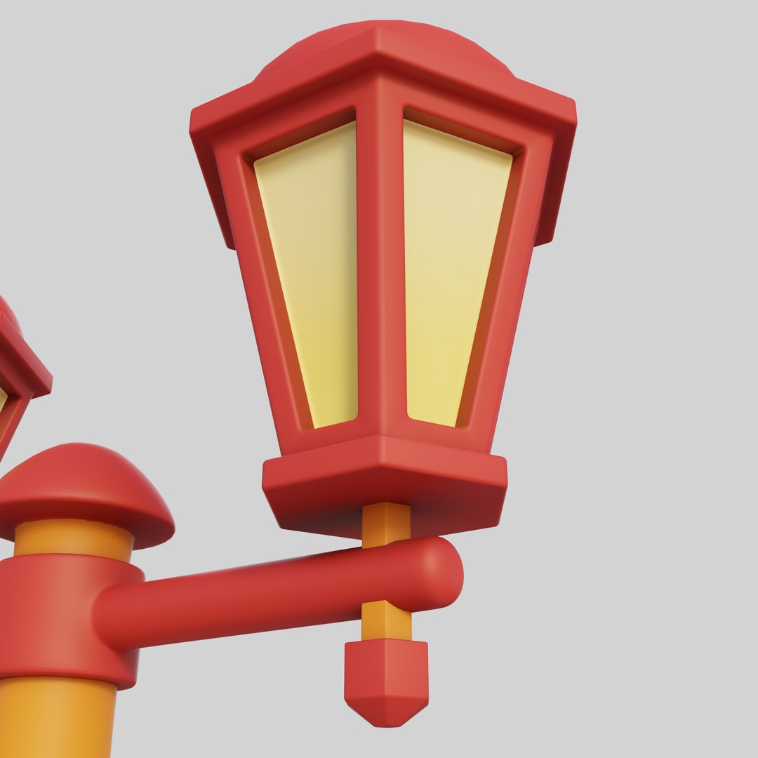 3D Model Cartoon Street Light 8 - TurboSquid 2054790