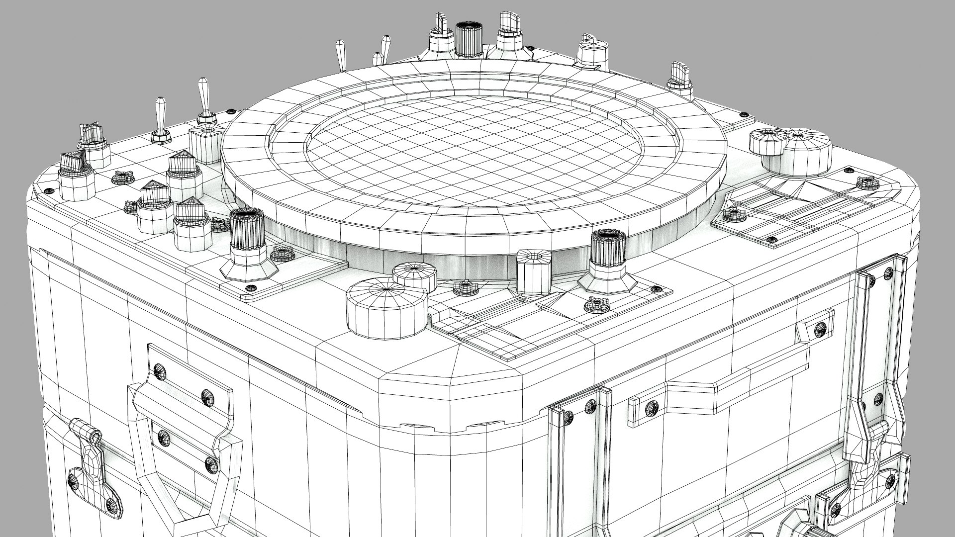 Navy Radar - 3d Model