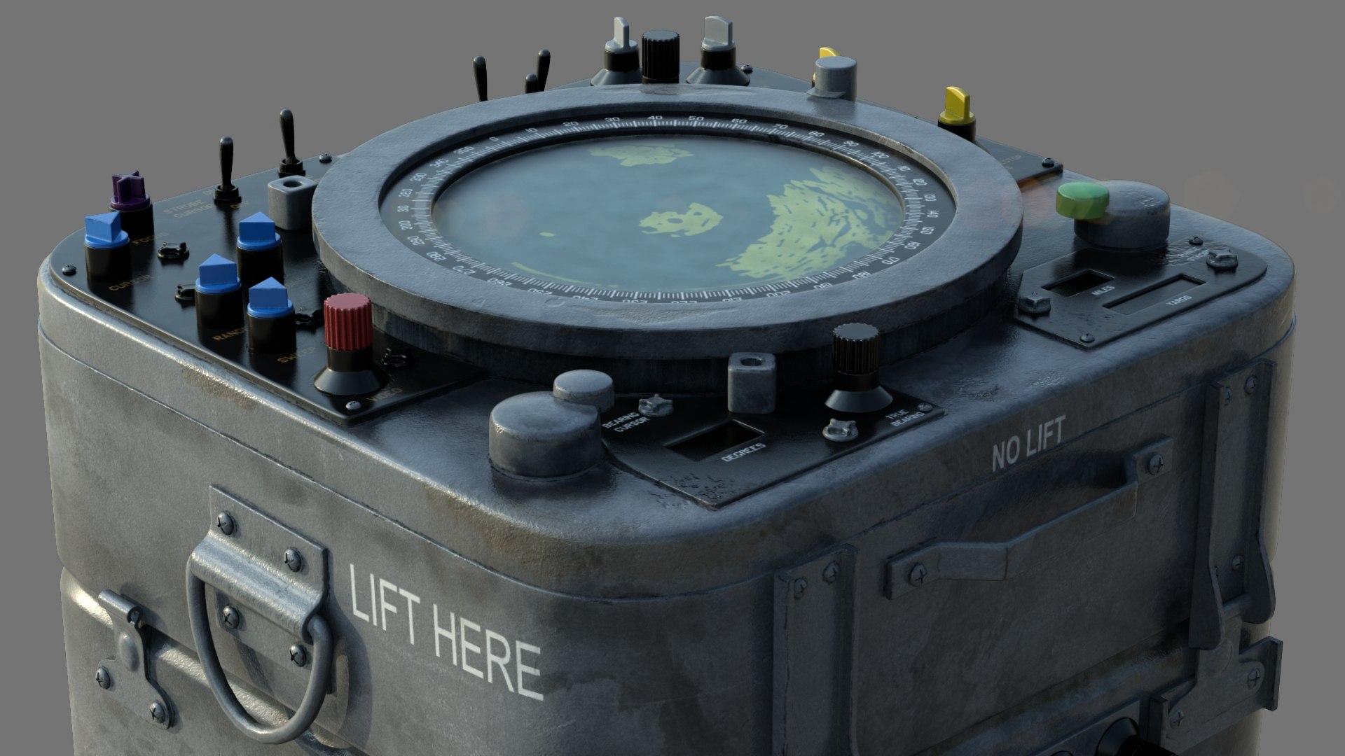Navy Radar - 3d Model