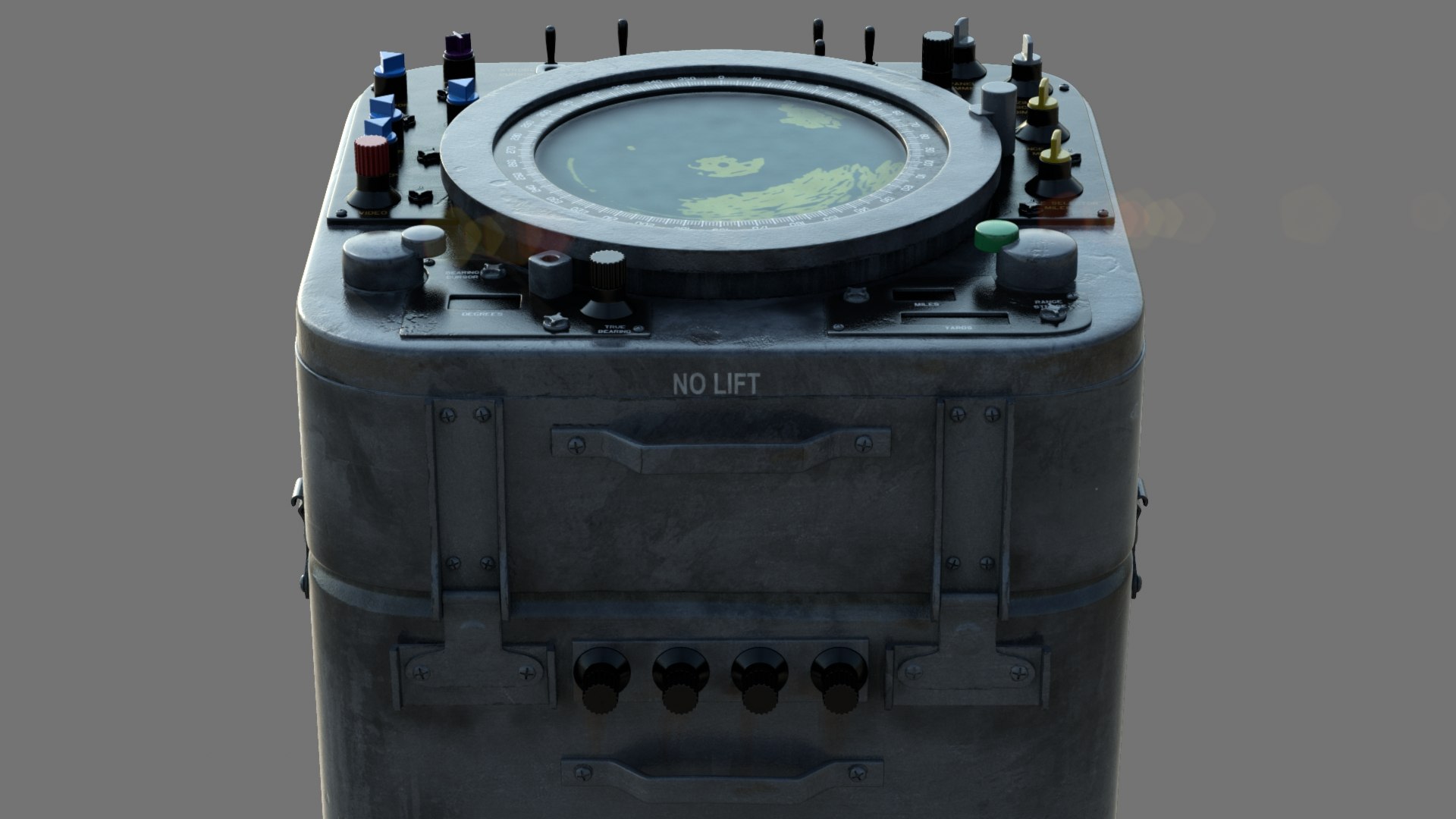 Navy Radar - 3d Model