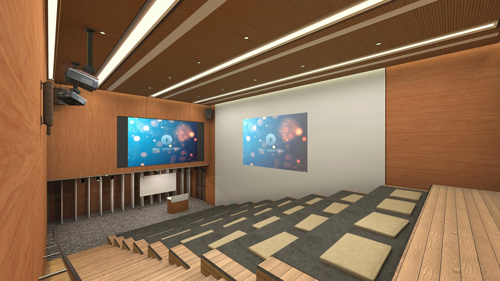 University Lecture Theatre 04 Model - TurboSquid 2088353