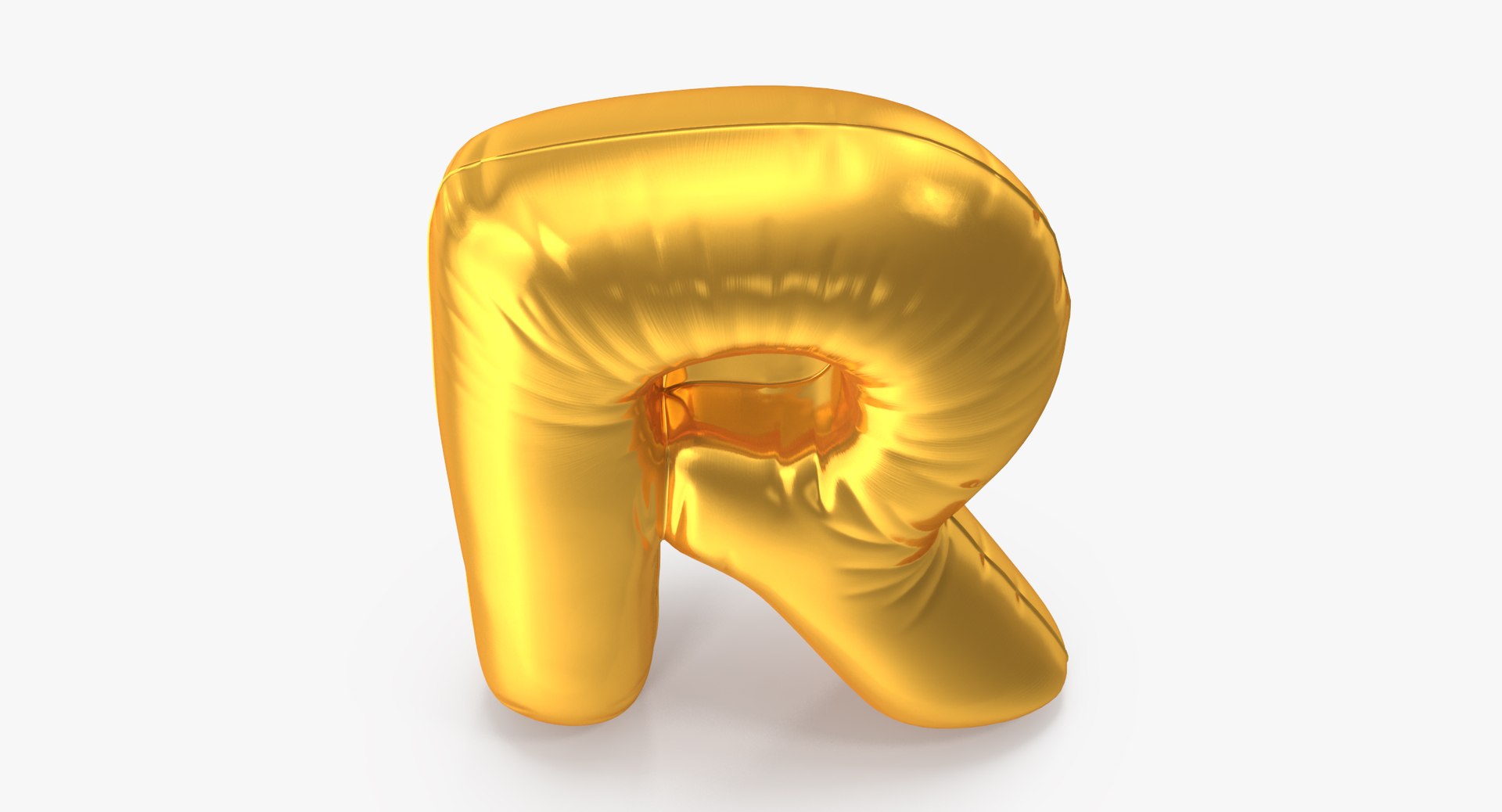 3D Foil Balloon Letter R - TurboSquid 1214981