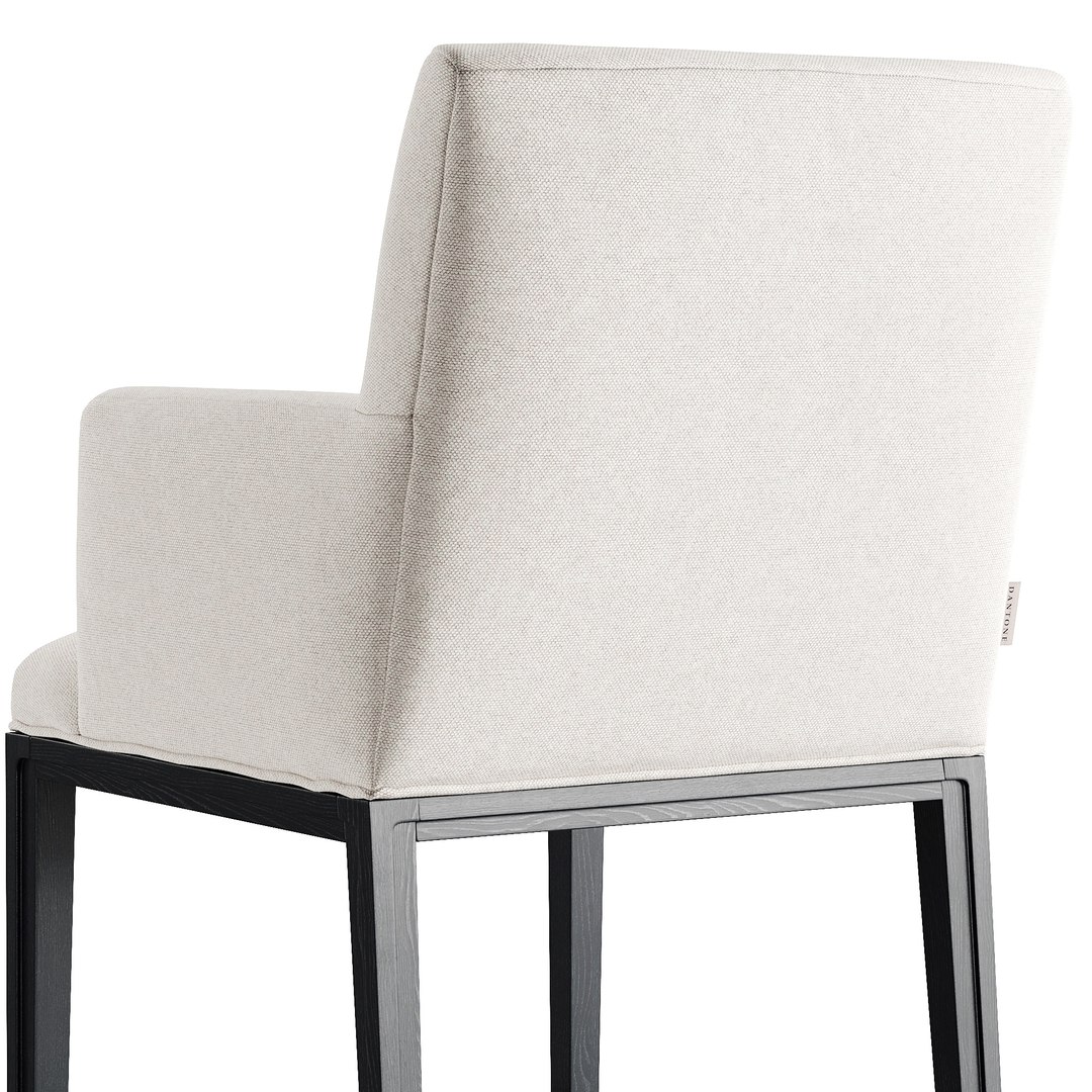 3D Lass Bar Stool With Armrests - TurboSquid 2293033